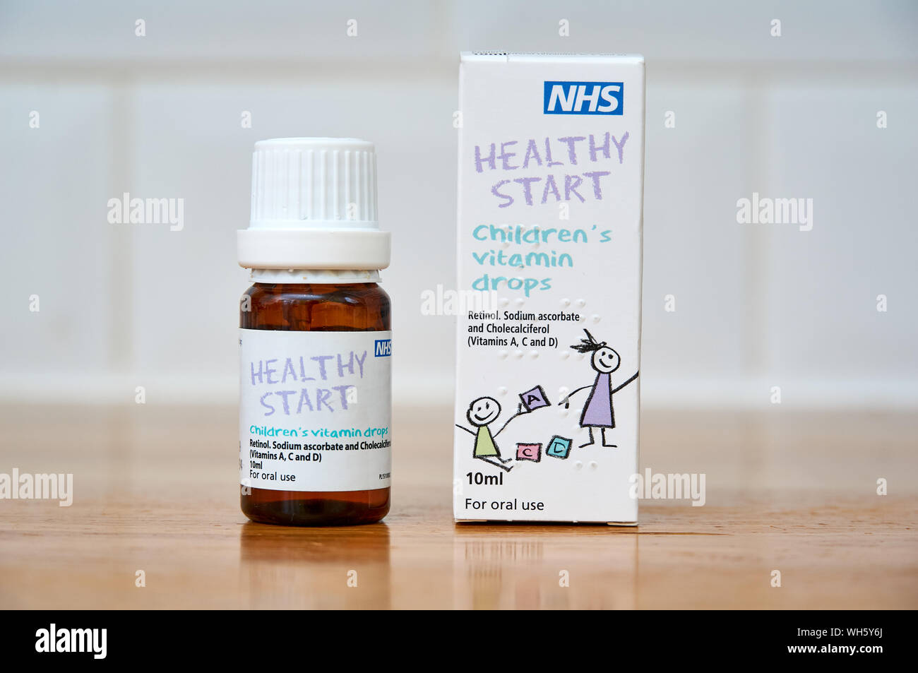 Healthy Start Vitamin Drops For Children By NHS UK Stock Photo Alamy