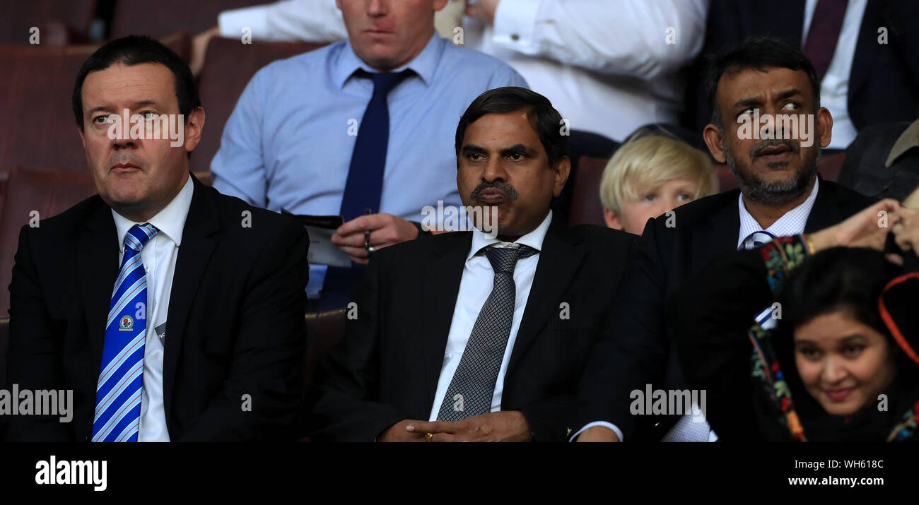 Mike Cheston, Blackburn Rovers' Finance Director (Left) and Suhail ...