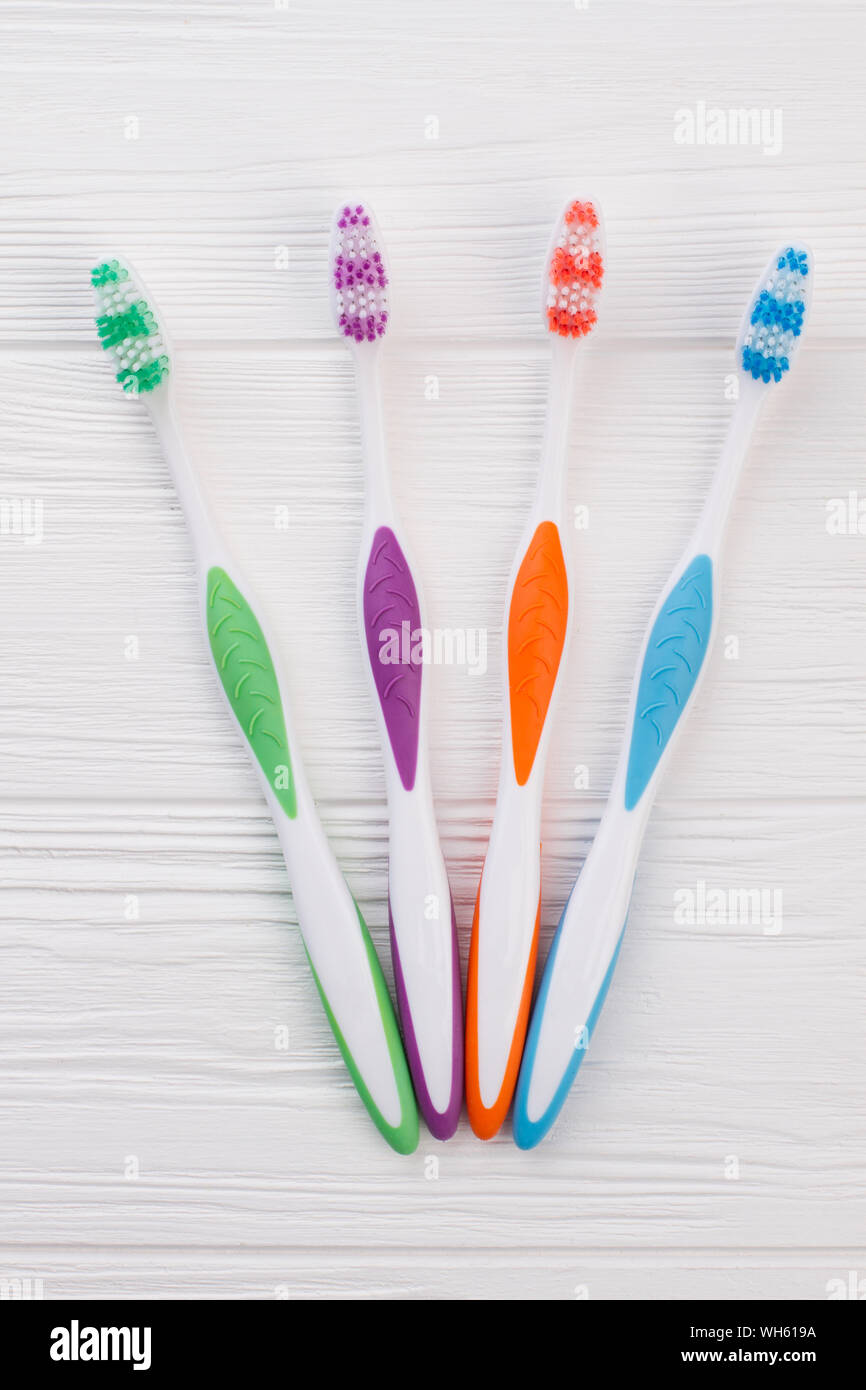 Set tooth brushes paste hi-res stock photography and images - Alamy