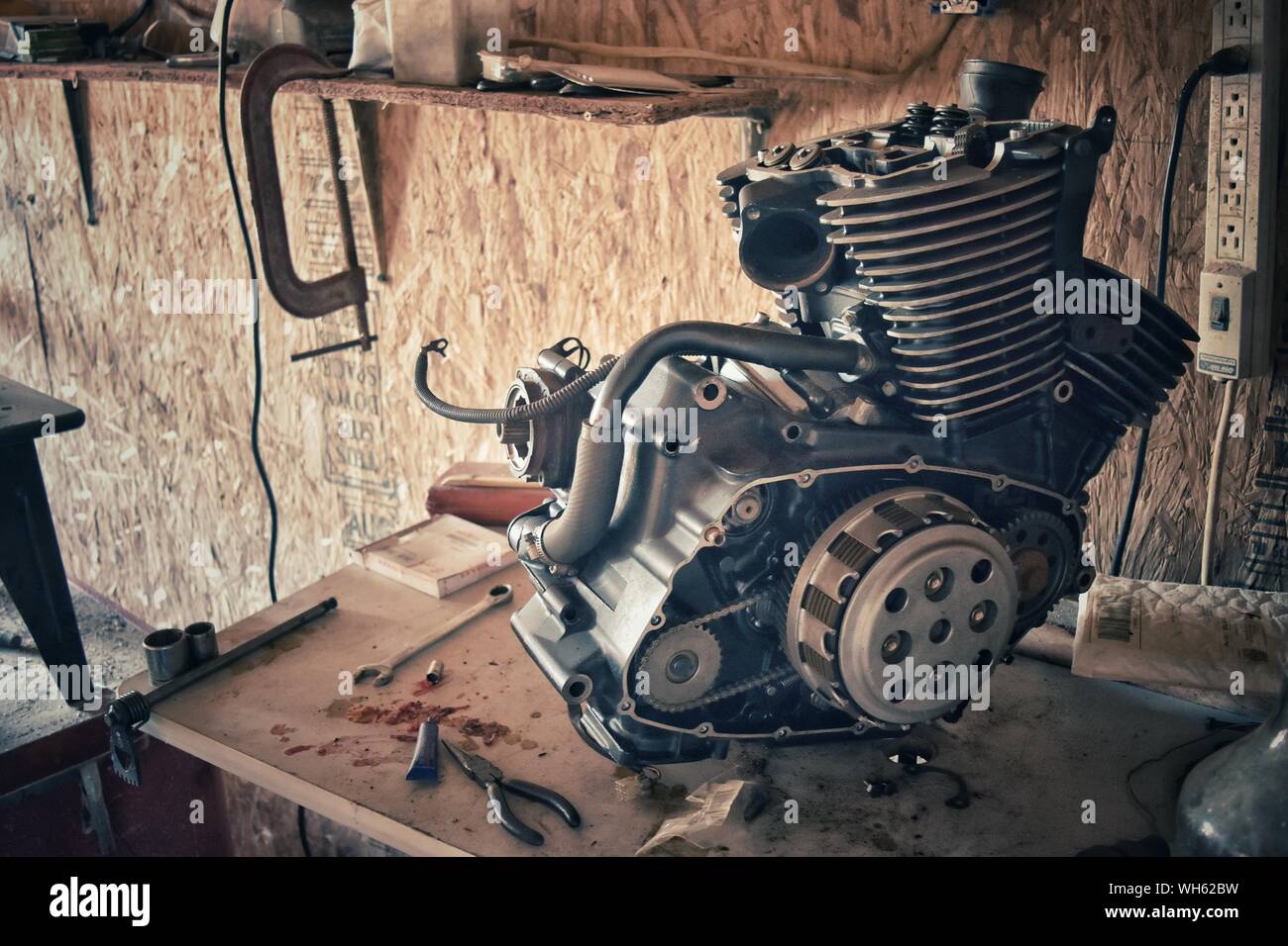 Motorcycle engine hi-res stock photography and images - Alamy