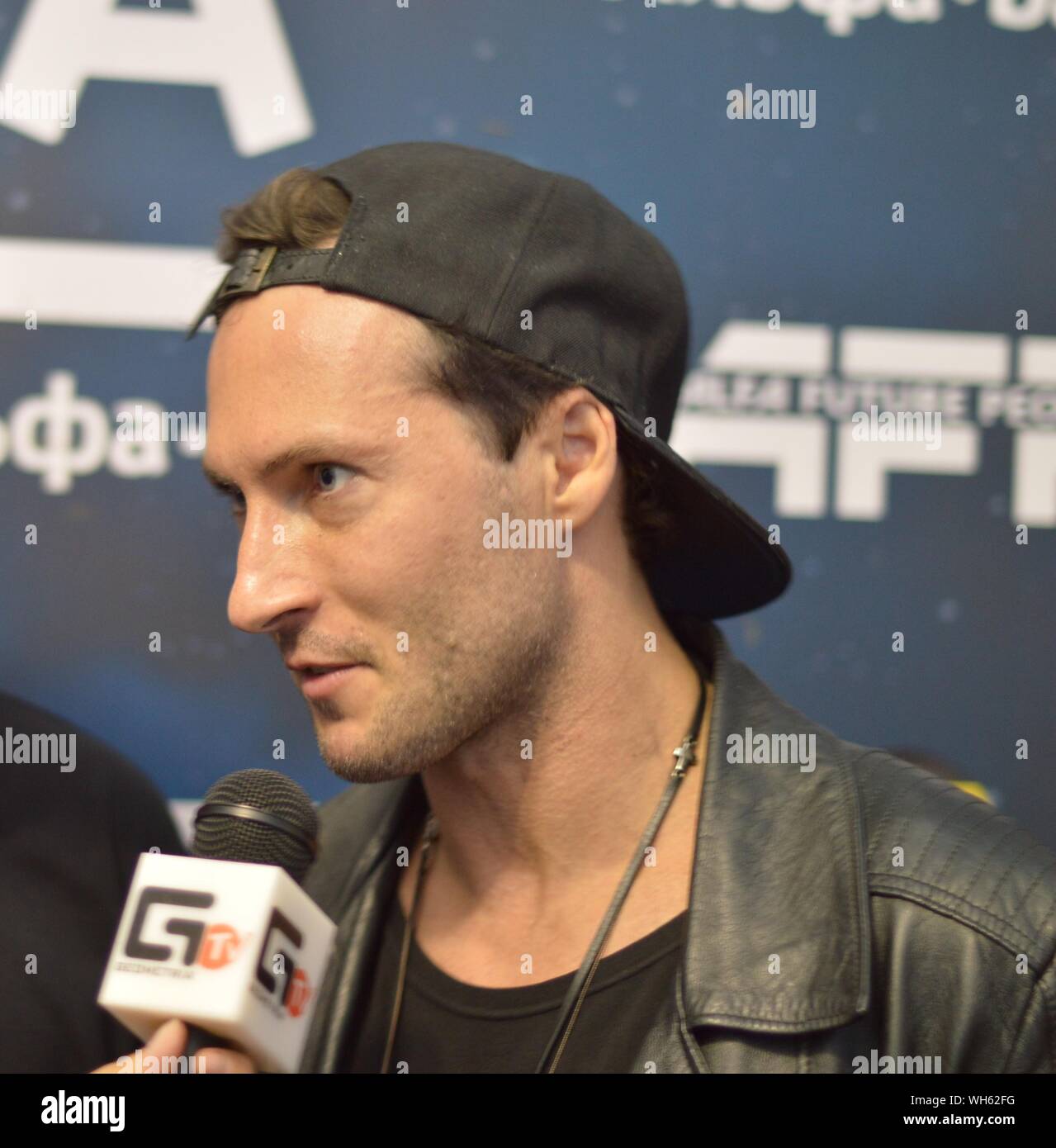 KOSINO, RUSSIA â?? JULY 17, 2015: Booth in the Pavilion Technologies ...