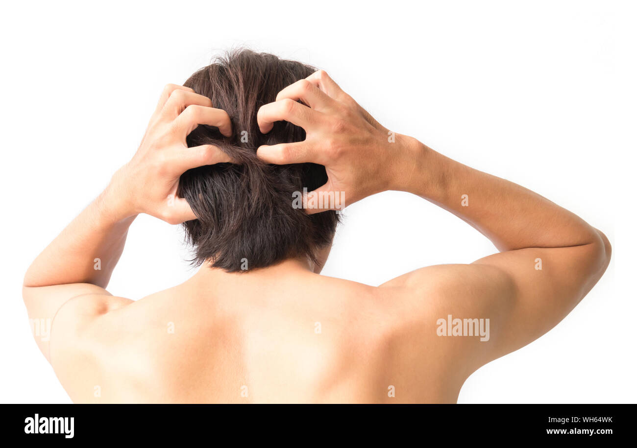 White Hair Man Back Of Head High Resolution Stock Photography and ...