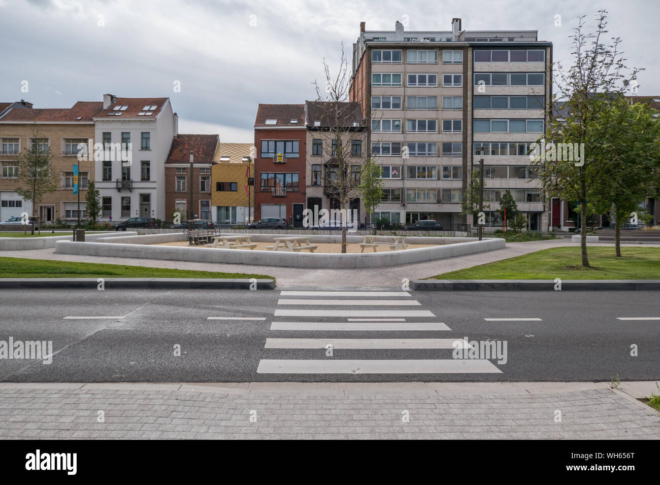 Pedestrian street in belgium hi-res stock photography and images - Alamy
