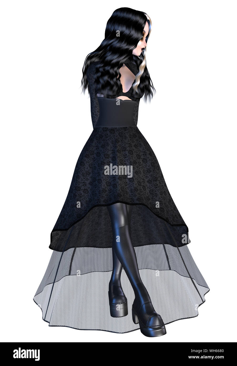 Gothic Dresses Drawings