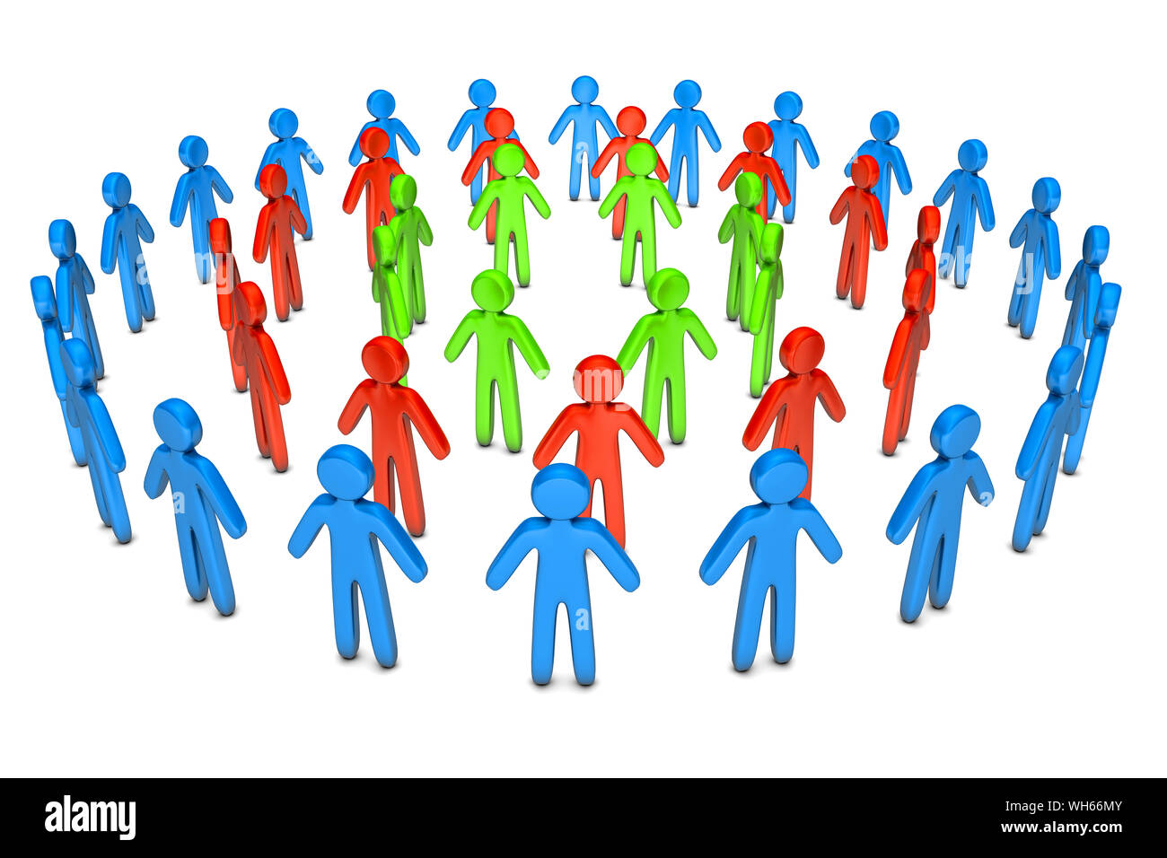 Circle Of Friends Illustration High Resolution Stock Photography and ...