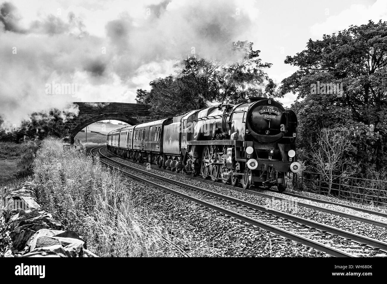 Train india bridge Black and White Stock Photos & Images - Alamy