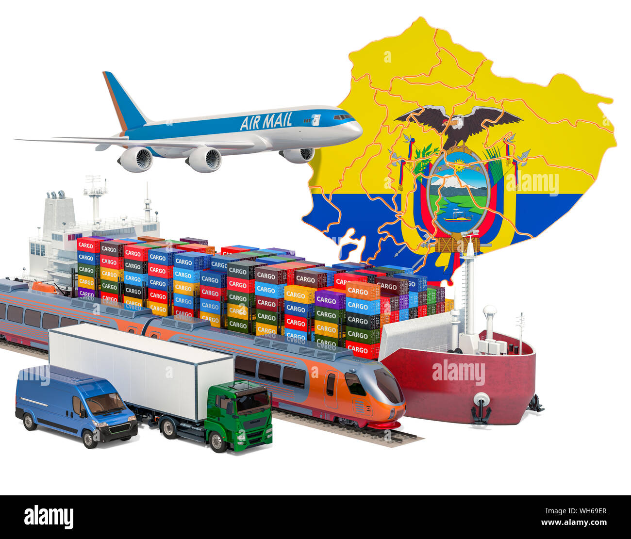 Cargo shipping and freight transportation in Ecuador by ship, airplane ...