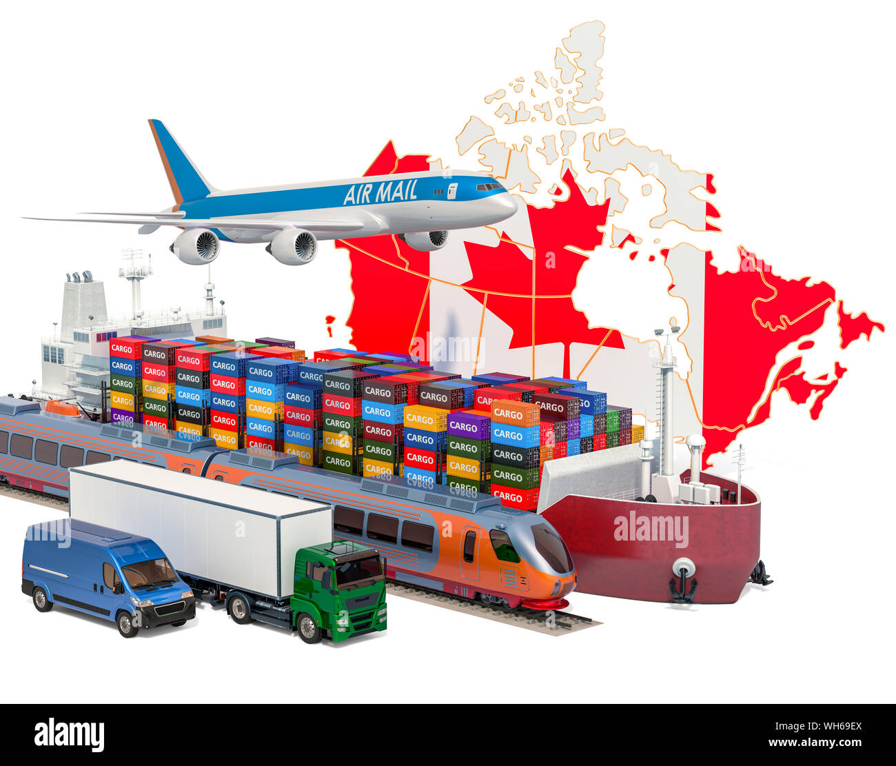 Load truck canada Cut Out Stock Images & Pictures - Alamy
