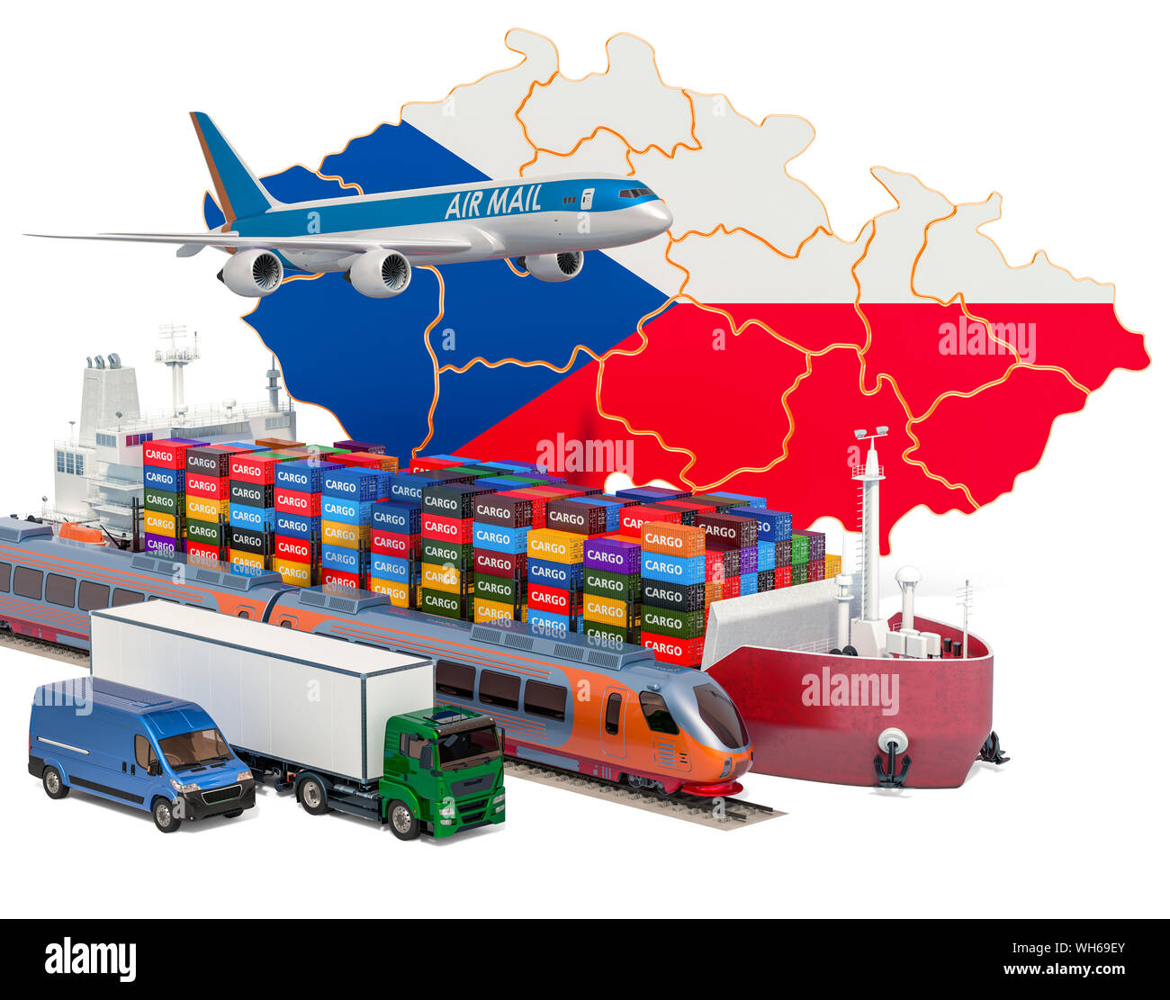 Czech railway map hi-res stock photography and images - Alamy