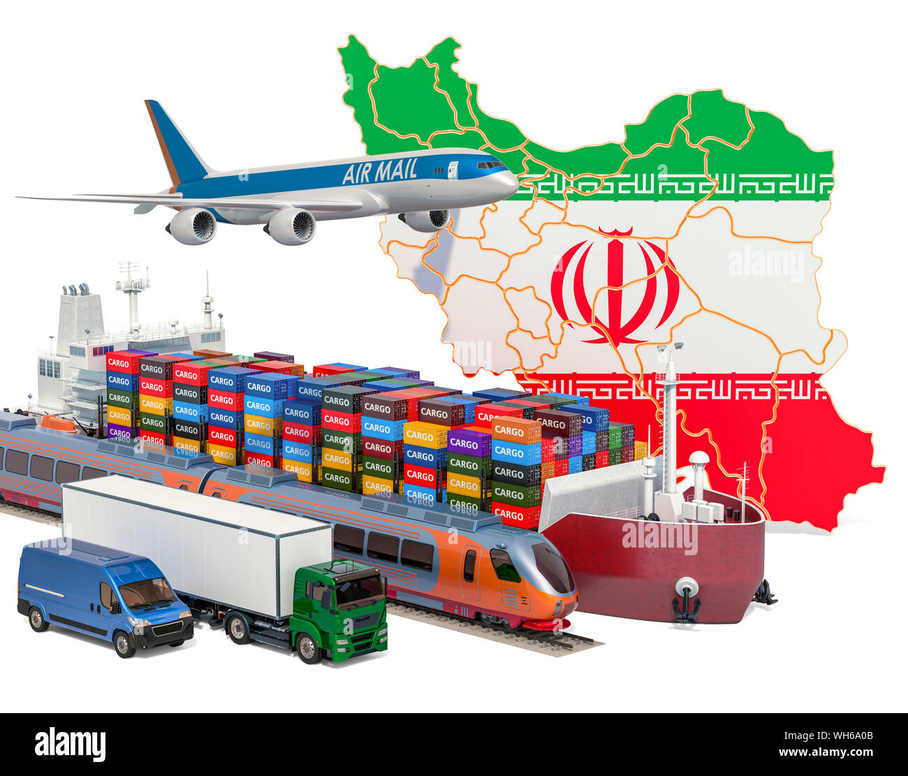 Iranian railway map hi-res stock photography and images - Alamy