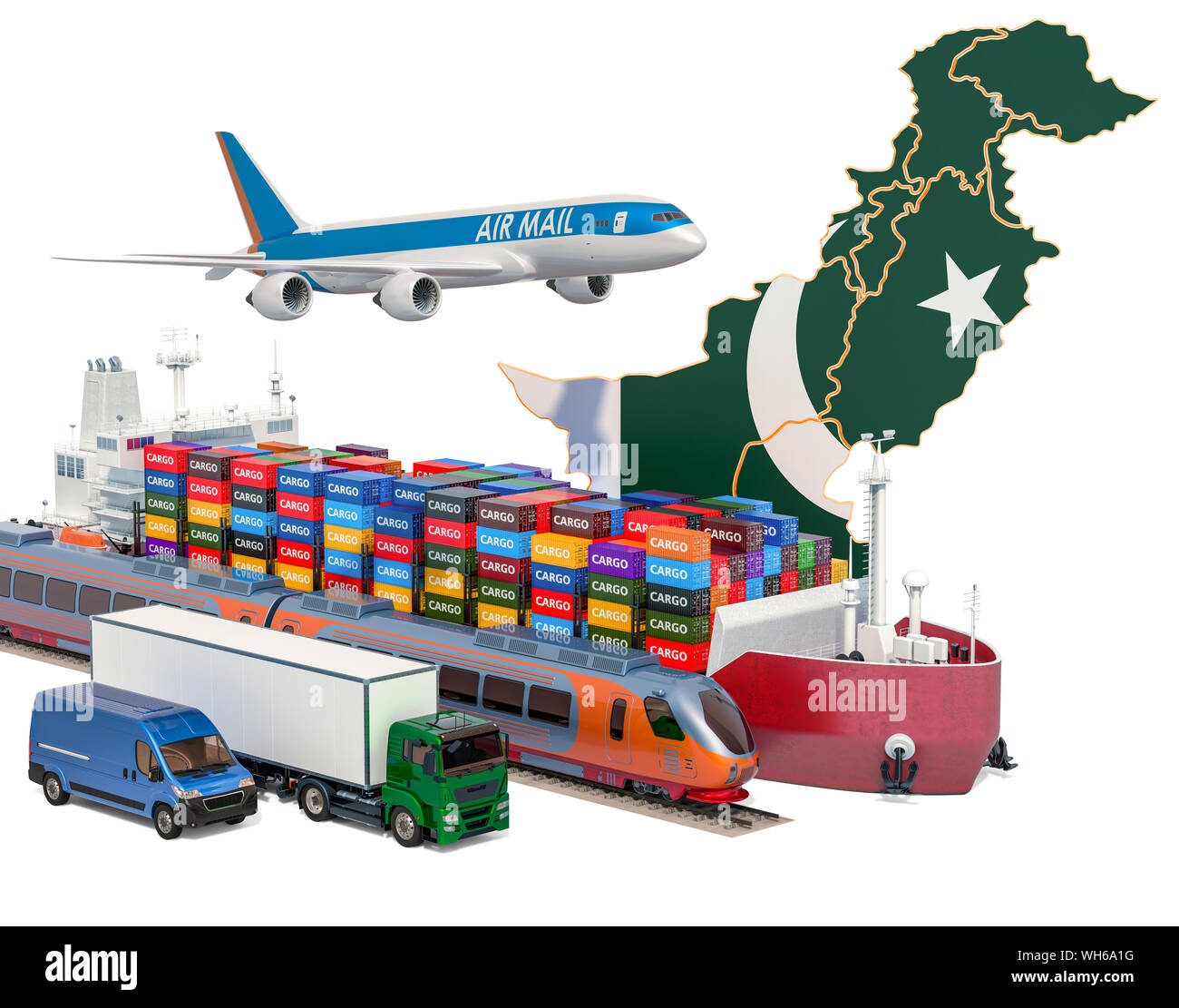 Cargo shipping and freight transportation in Pakistan by ship, airplane ...
