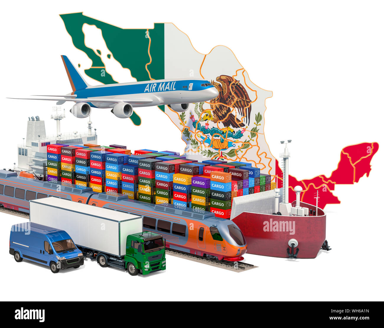 Cargo shipping and freight transportation in Mexico by ship, airplane ...
