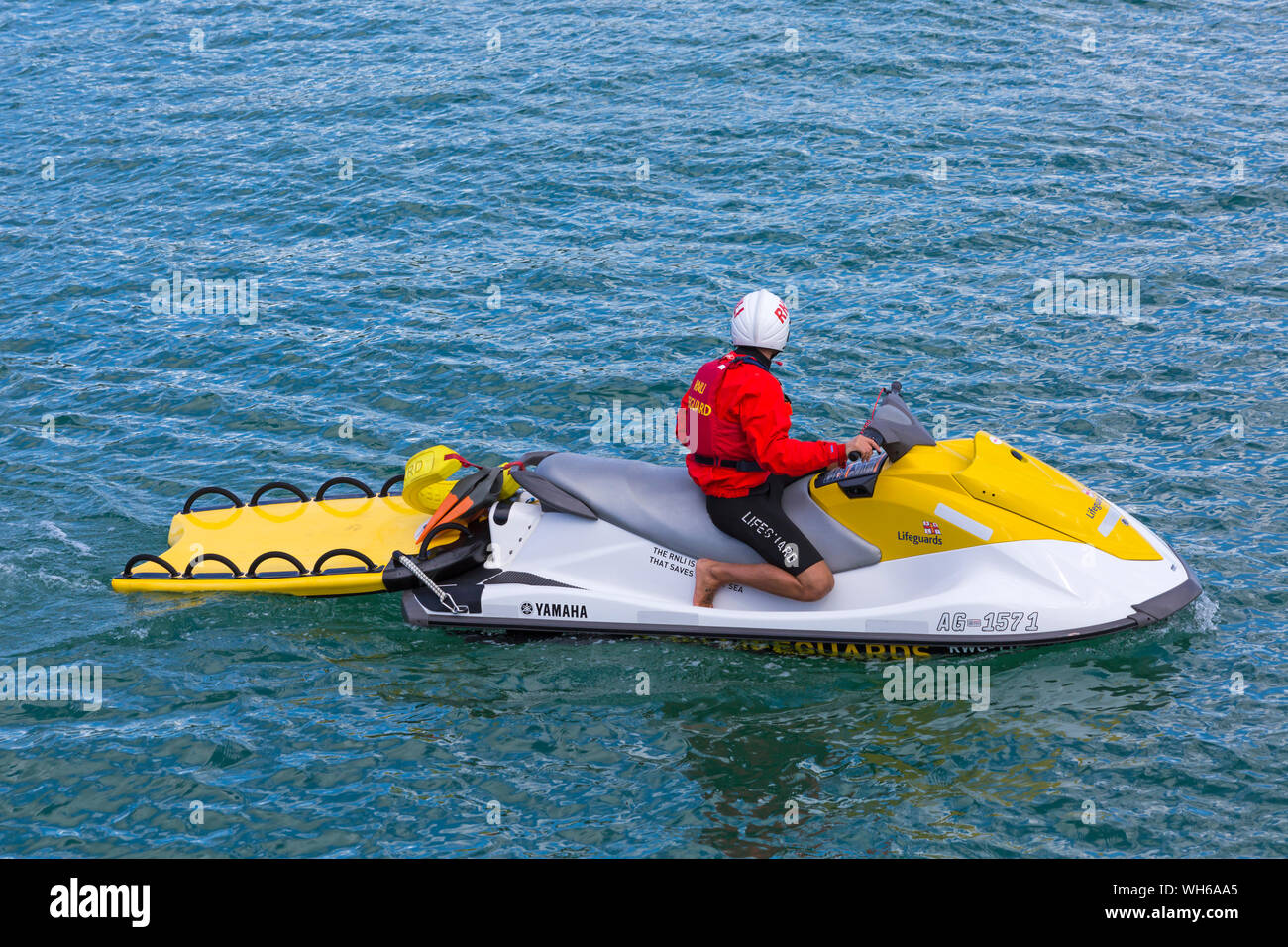 Rnli lifeguard patrol beach hi-res stock photography and images - Alamy