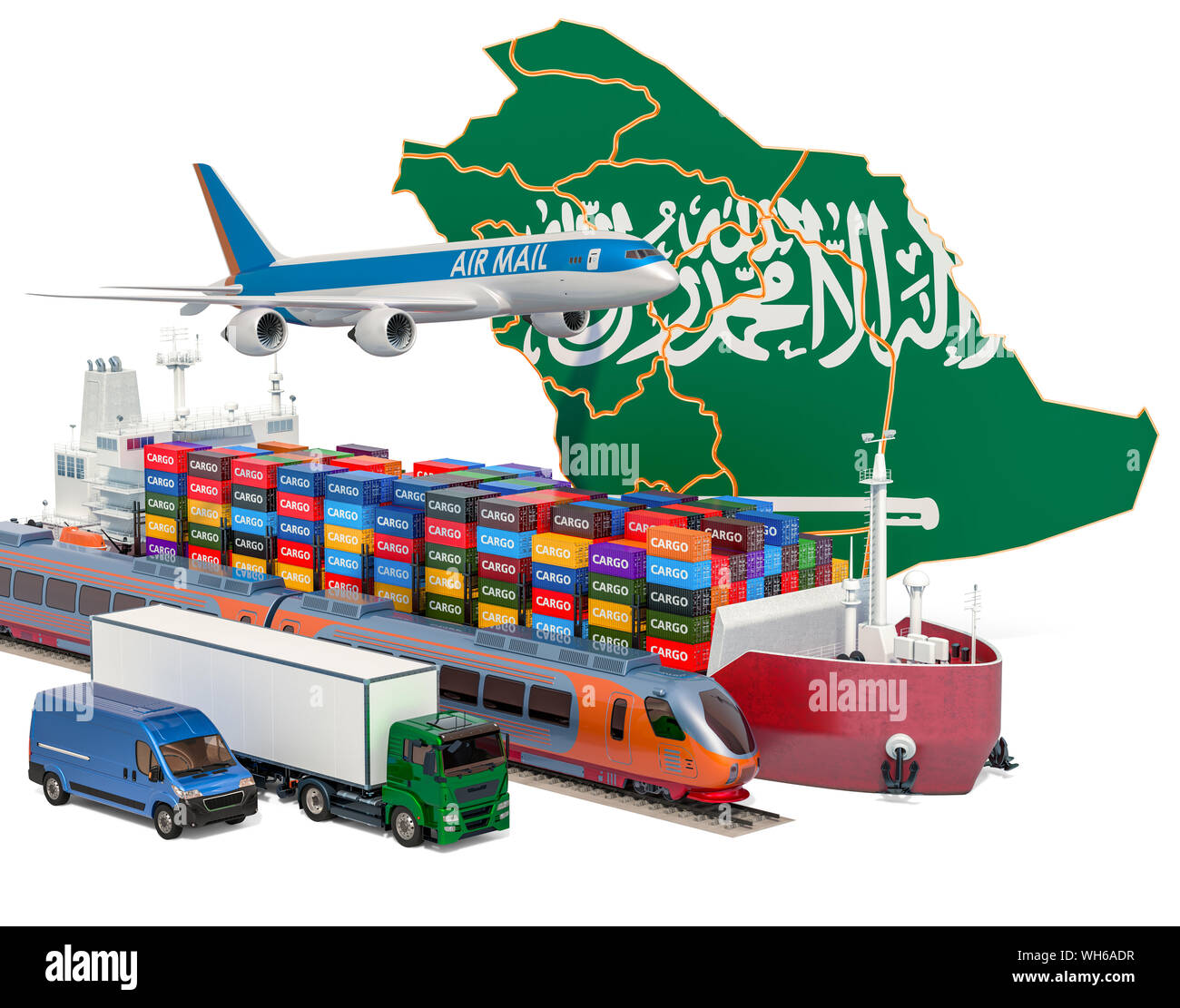Cargo shipping and freight transportation in Saudi Arabia by ship ...