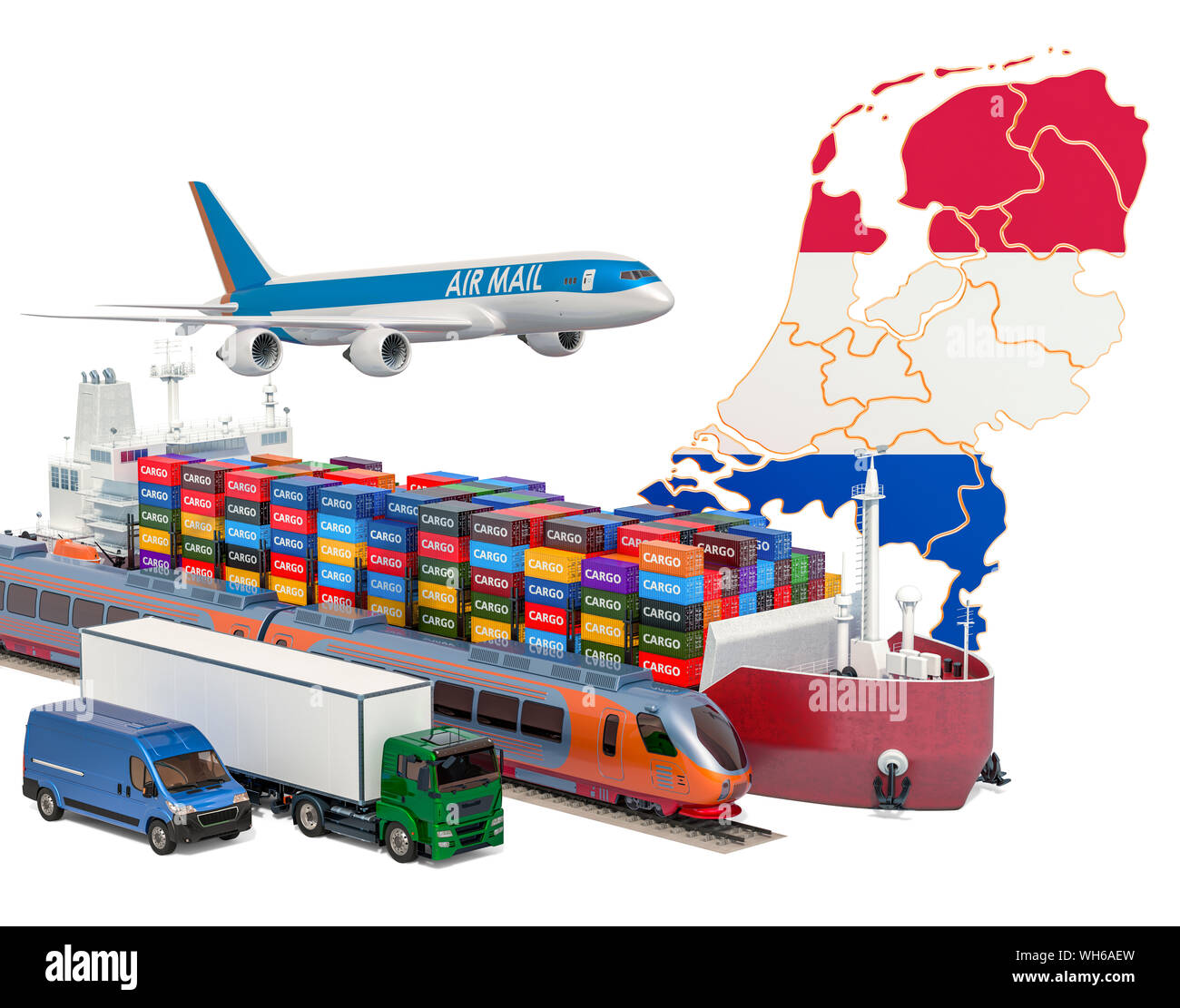 Cargo shipping and freight transportation in the Netherlands by ship ...