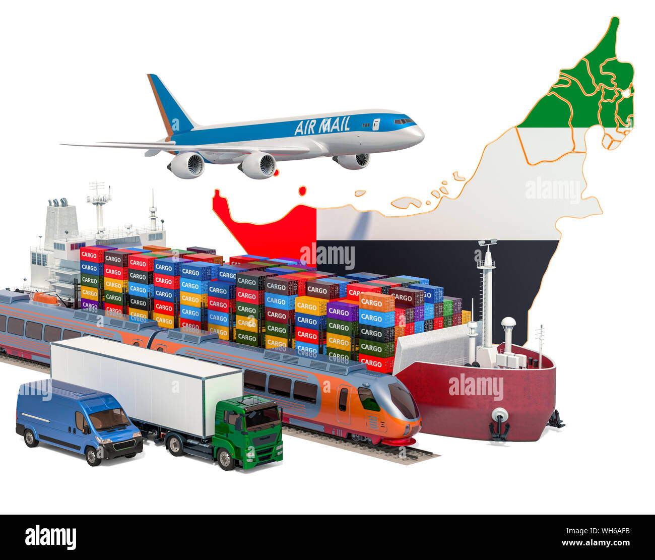 Uae cargo ship Cut Out Stock Images & Pictures - Alamy