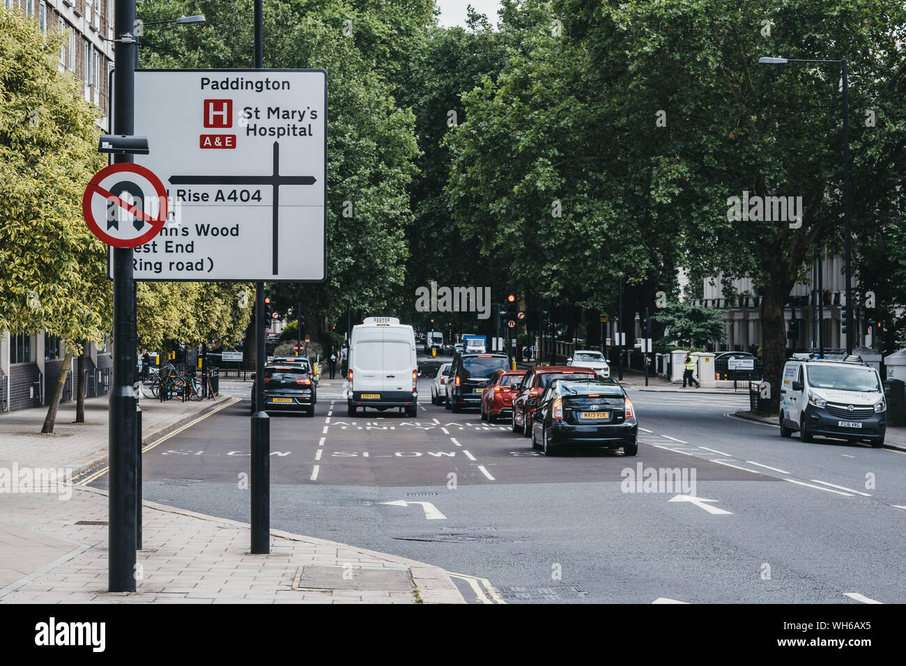 Turn around road signs hi-res stock photography and images - Alamy