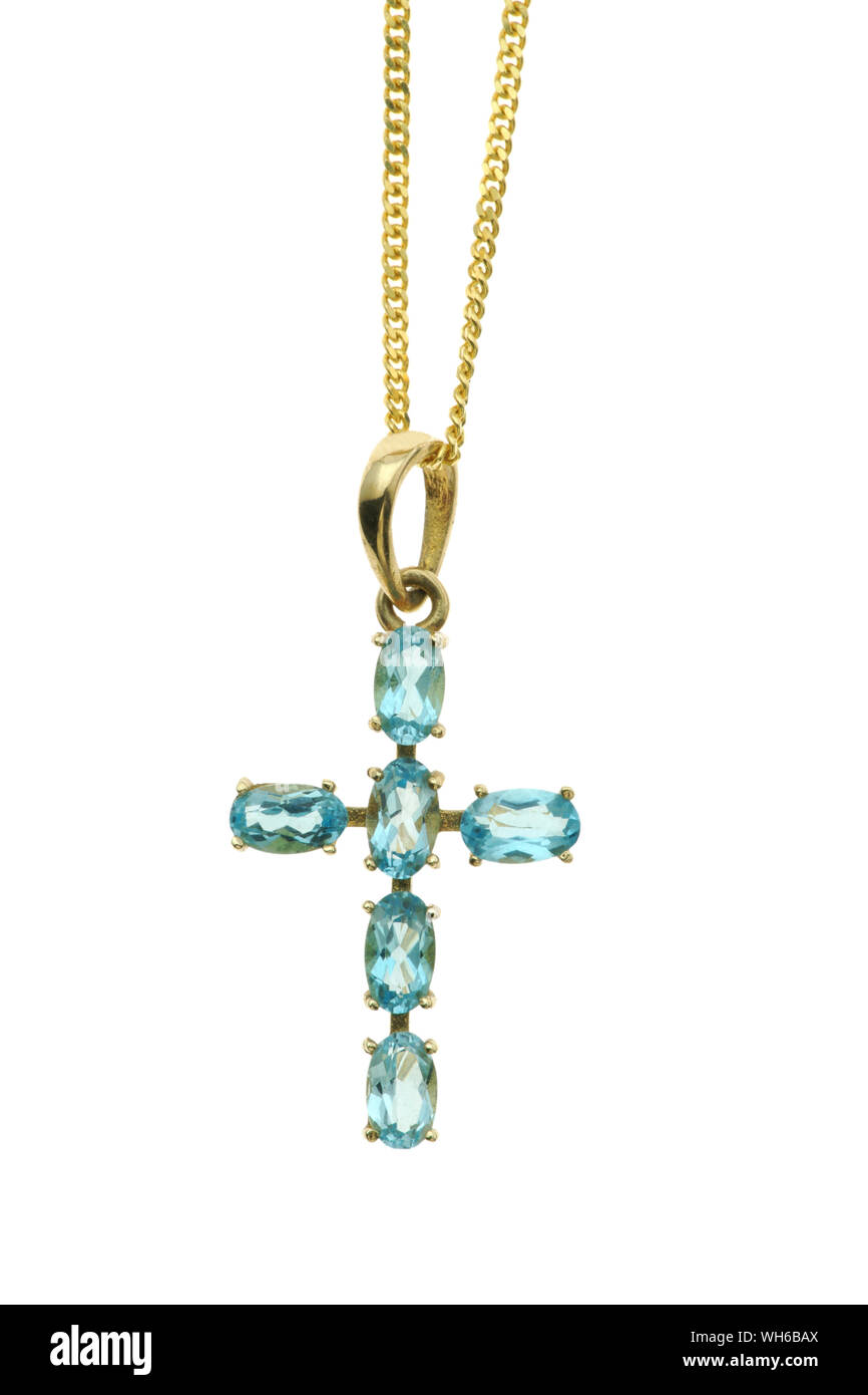 Gold Cross And Chain High Resolution Stock Photography and Images - Alamy