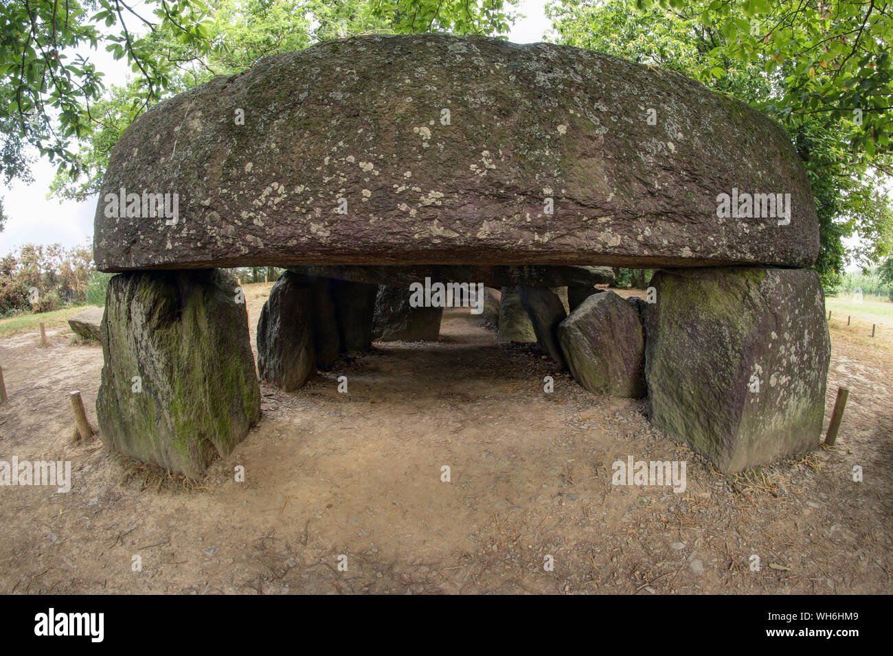Dolmen La Roche-aux-Fees - one the most famous and largest neolithic ...