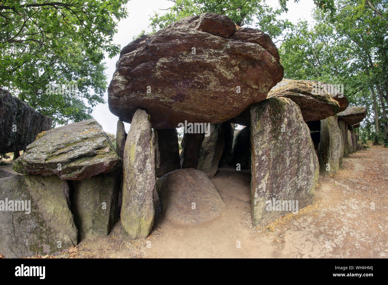 Dolmen La Roche-aux-Fees - one the most famous and largest neolithic ...
