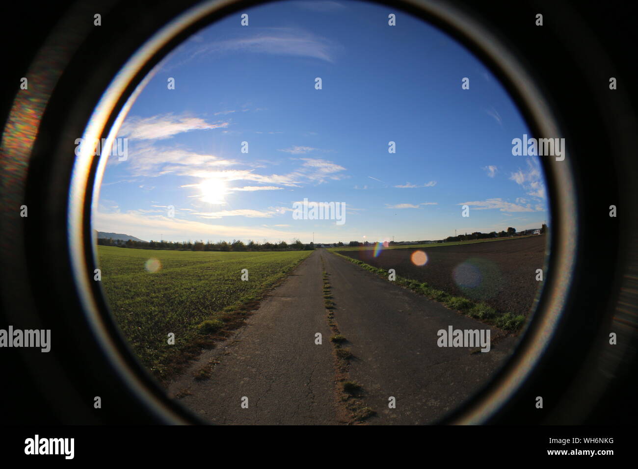 Country view window hi-res stock photography and images - Alamy