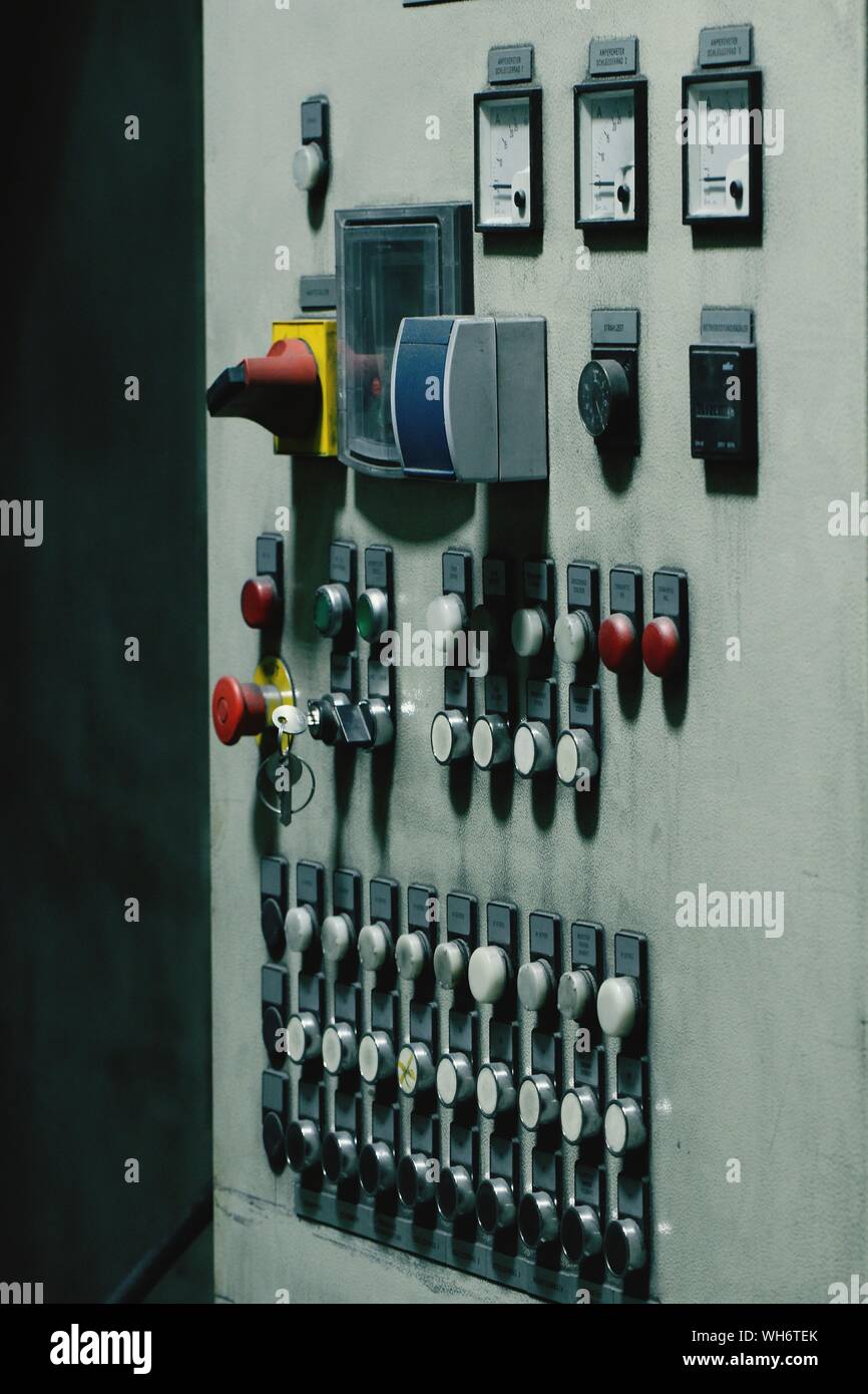 Machine buttons hi-res stock photography and images - Alamy