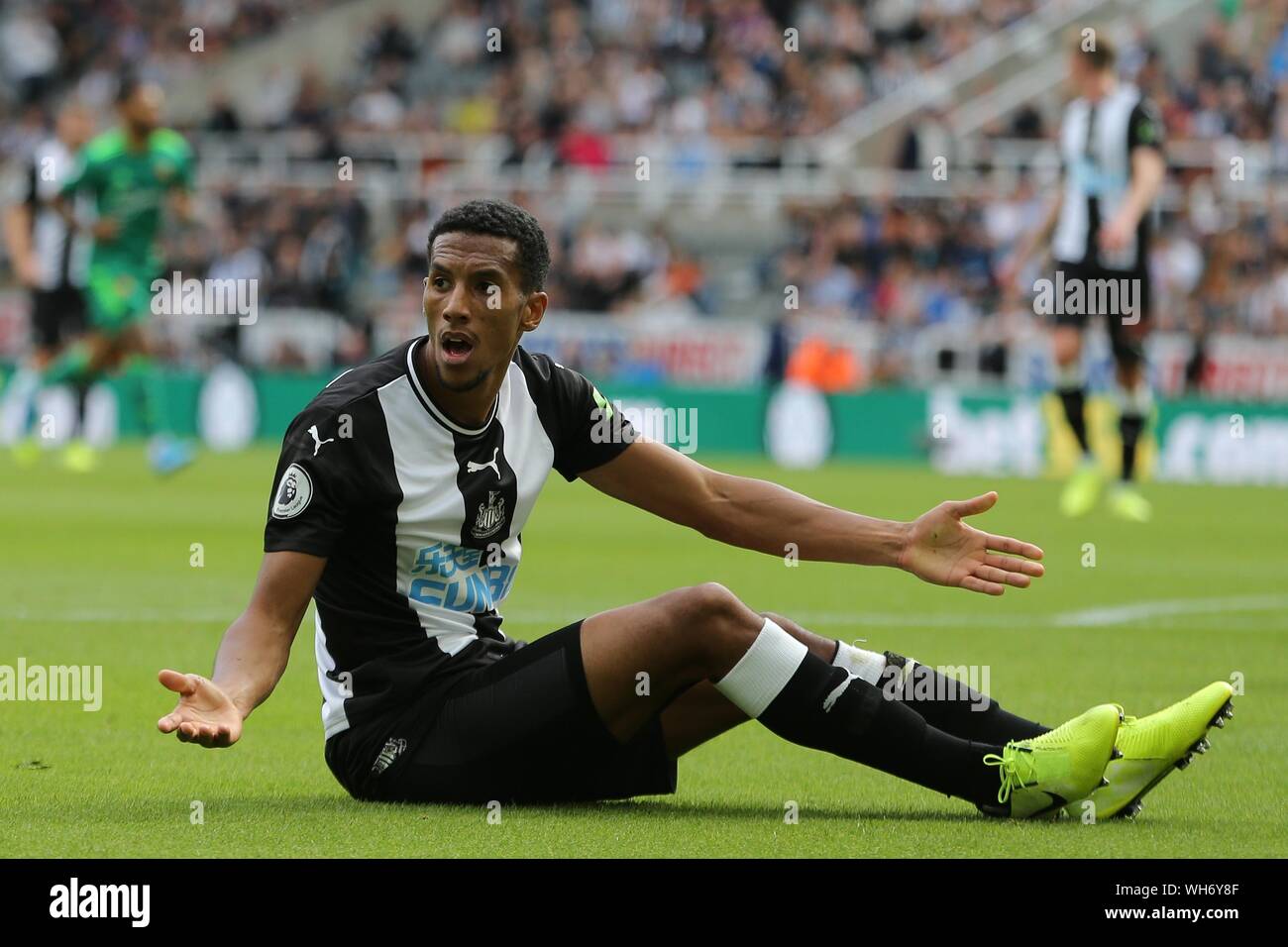 ISAAC HAYDEN, NEWCASTLE UNITED FC, 2019 Stock Photo - Alamy