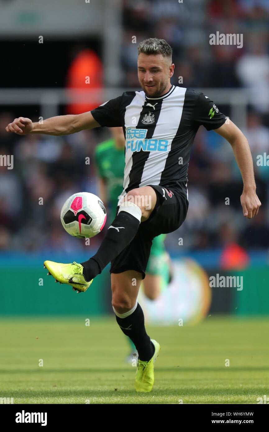 PAUL DUMMETT, NEWCASTLE UNITED FC, 2019 Stock Photo - Alamy