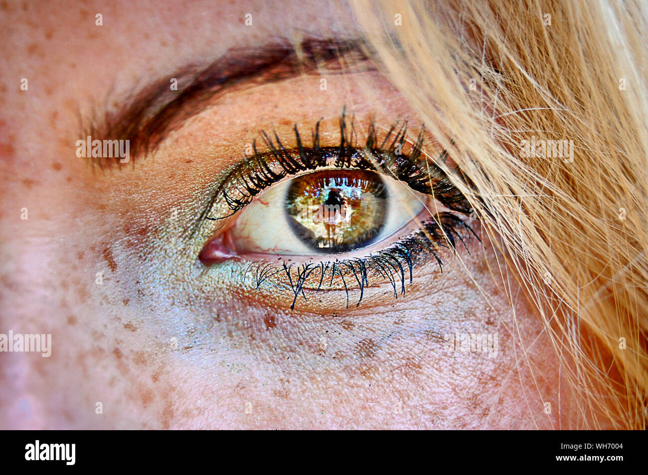 Close one eye hi-res stock photography and images - Alamy