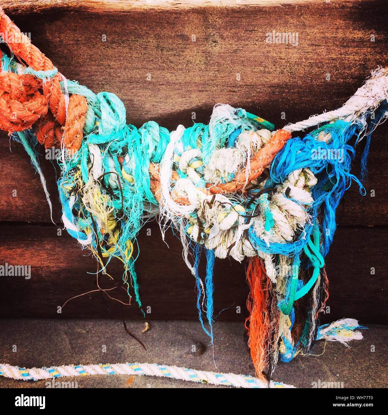 Multi colored fishing nets hi-res stock photography and images - Alamy
