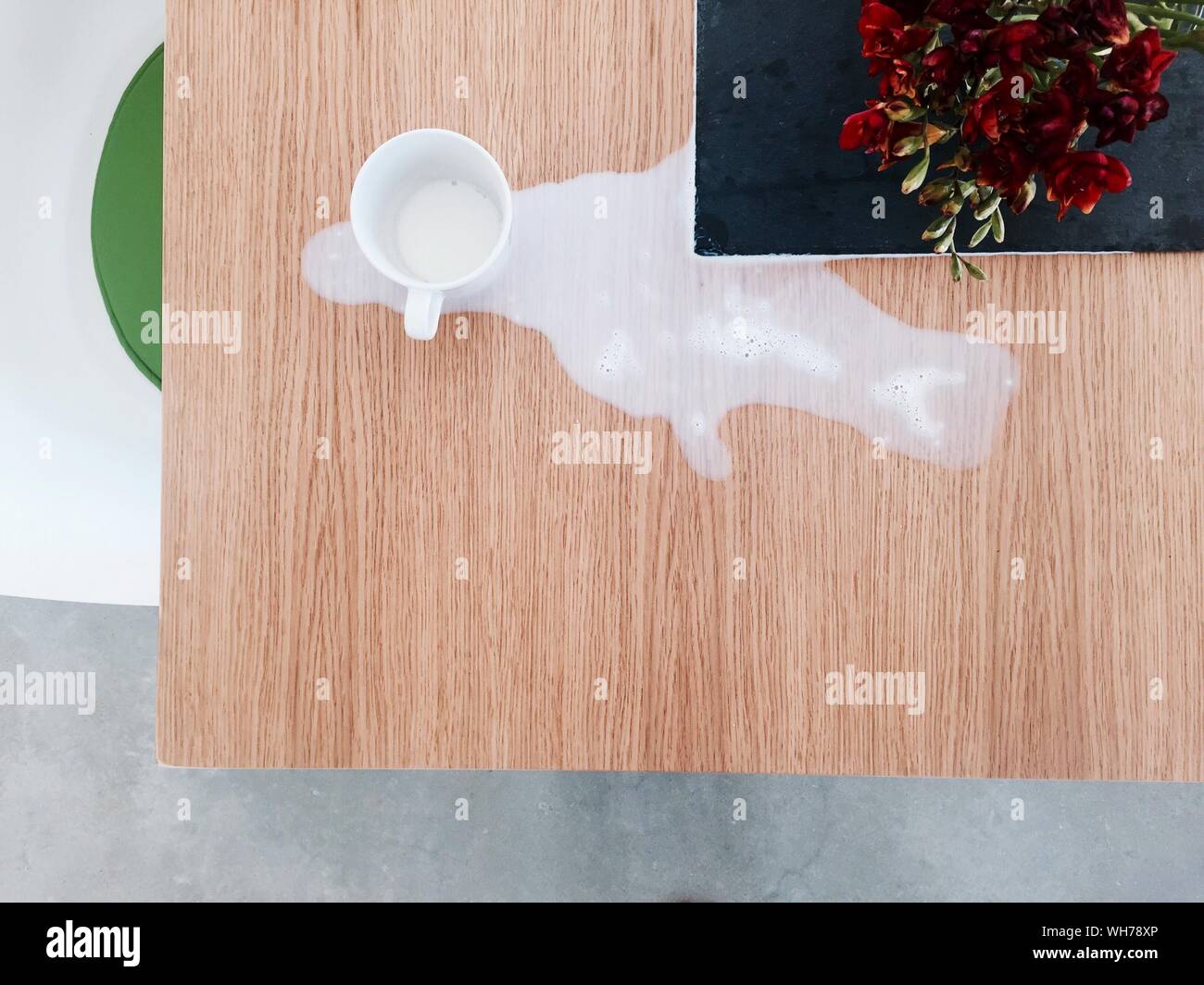 Spilled on table hi-res stock photography and images - Alamy
