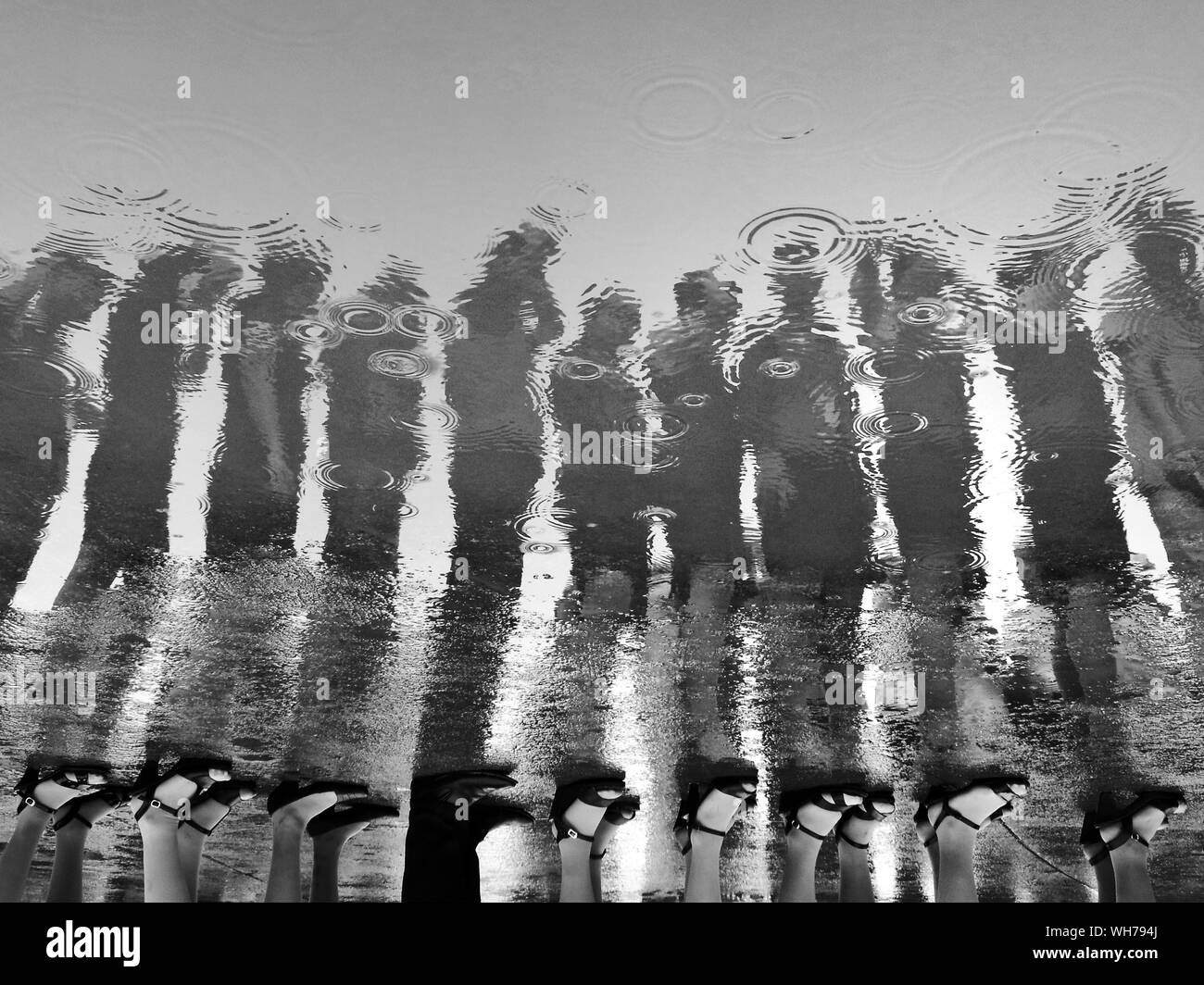 Wet puddle reflections hi-res stock photography and images - Alamy