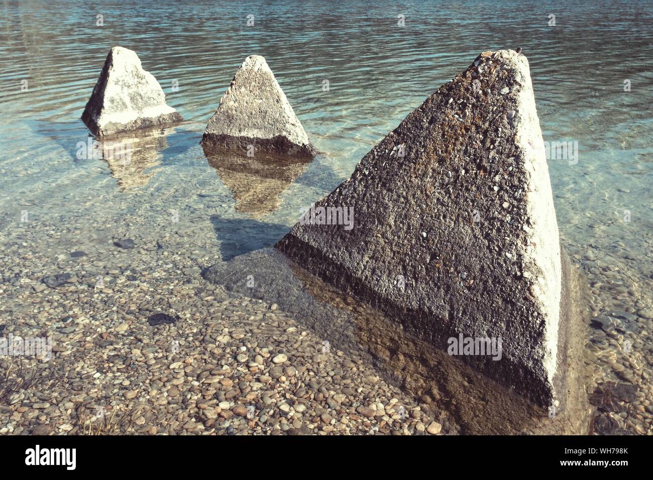 Triangle rocks hi-res stock photography and images - Alamy