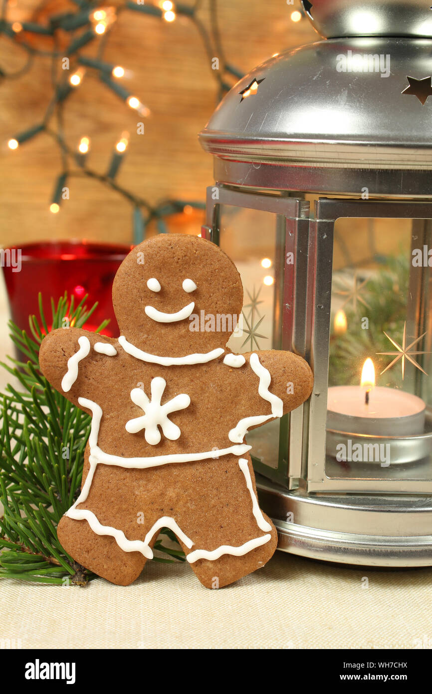 Gingerbread man. Christmas Stock Photo - Alamy