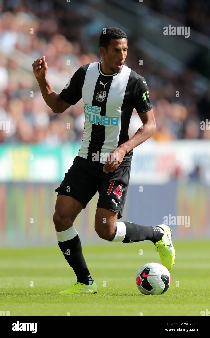 ISAAC HAYDEN, NEWCASTLE UNITED FC, 2019 Stock Photo - Alamy