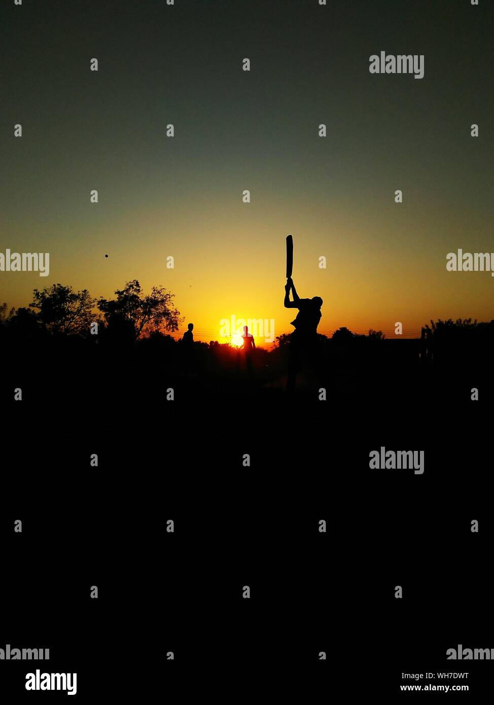 Sunset cricket hi-res stock photography and images - Alamy