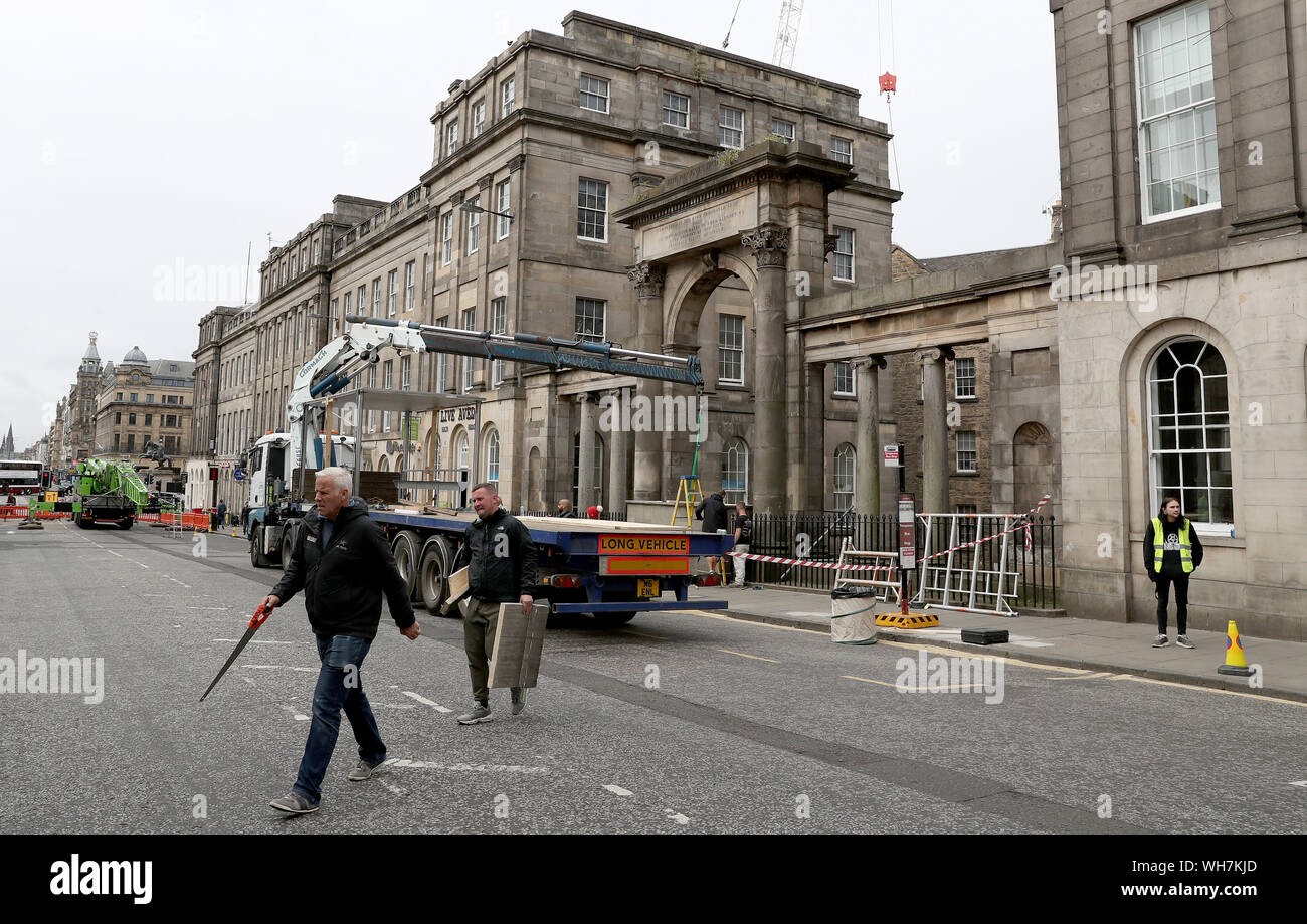 Fast and furious filming in edinburgh hi-res stock photography and ...