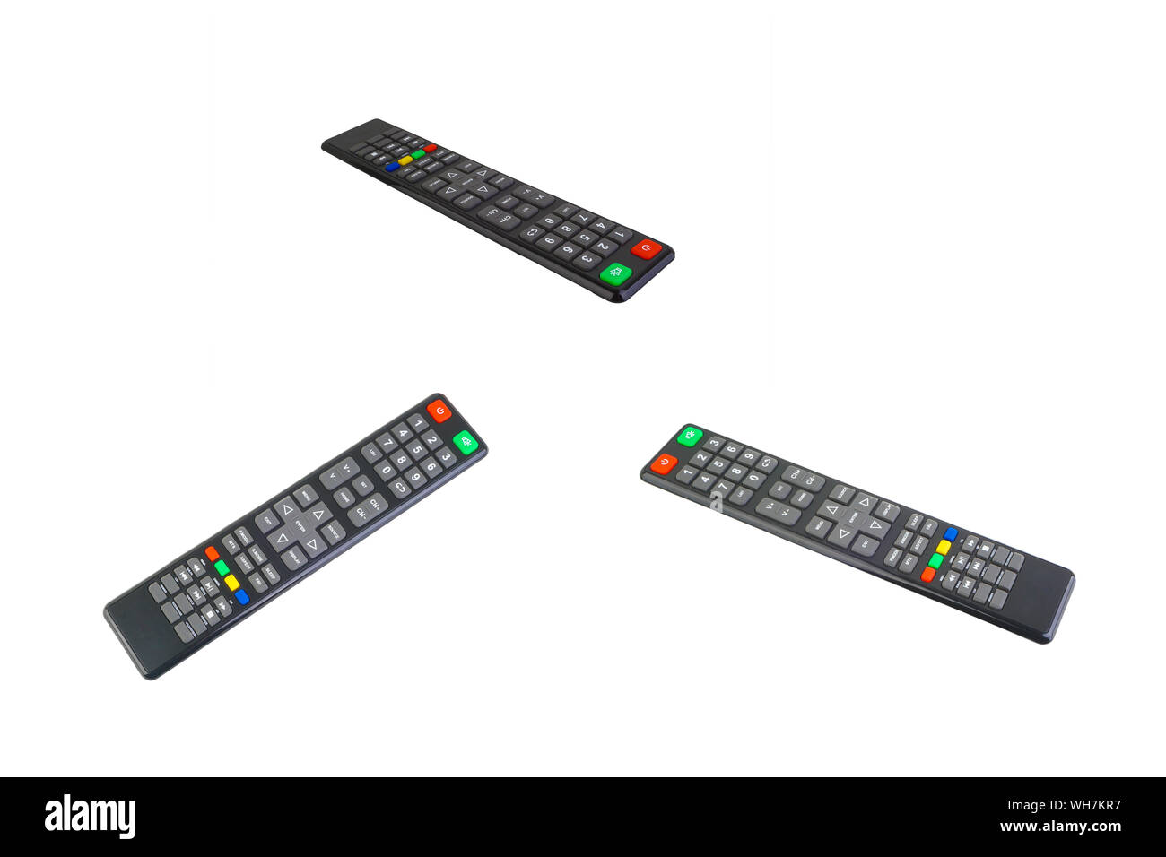 Remote control isolate on white background Stock Photo - Alamy