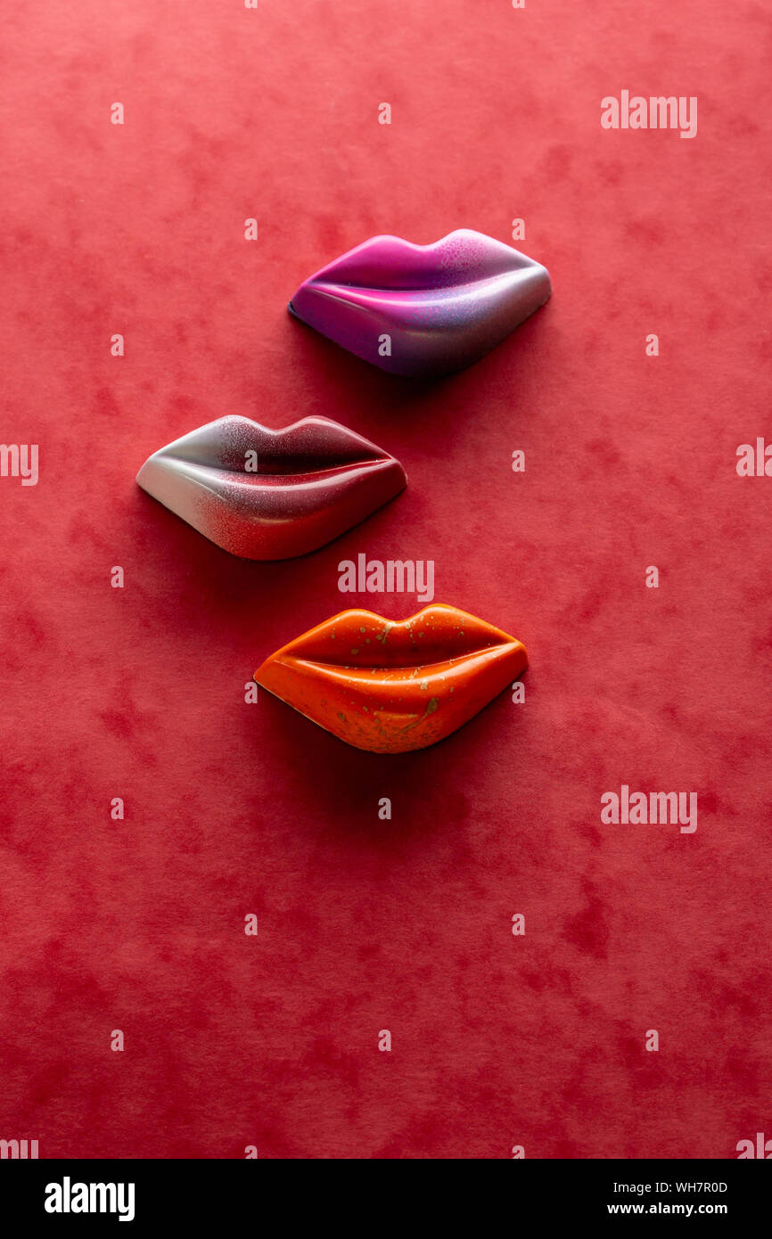 Close up lips sweets hi-res stock photography and images - Alamy