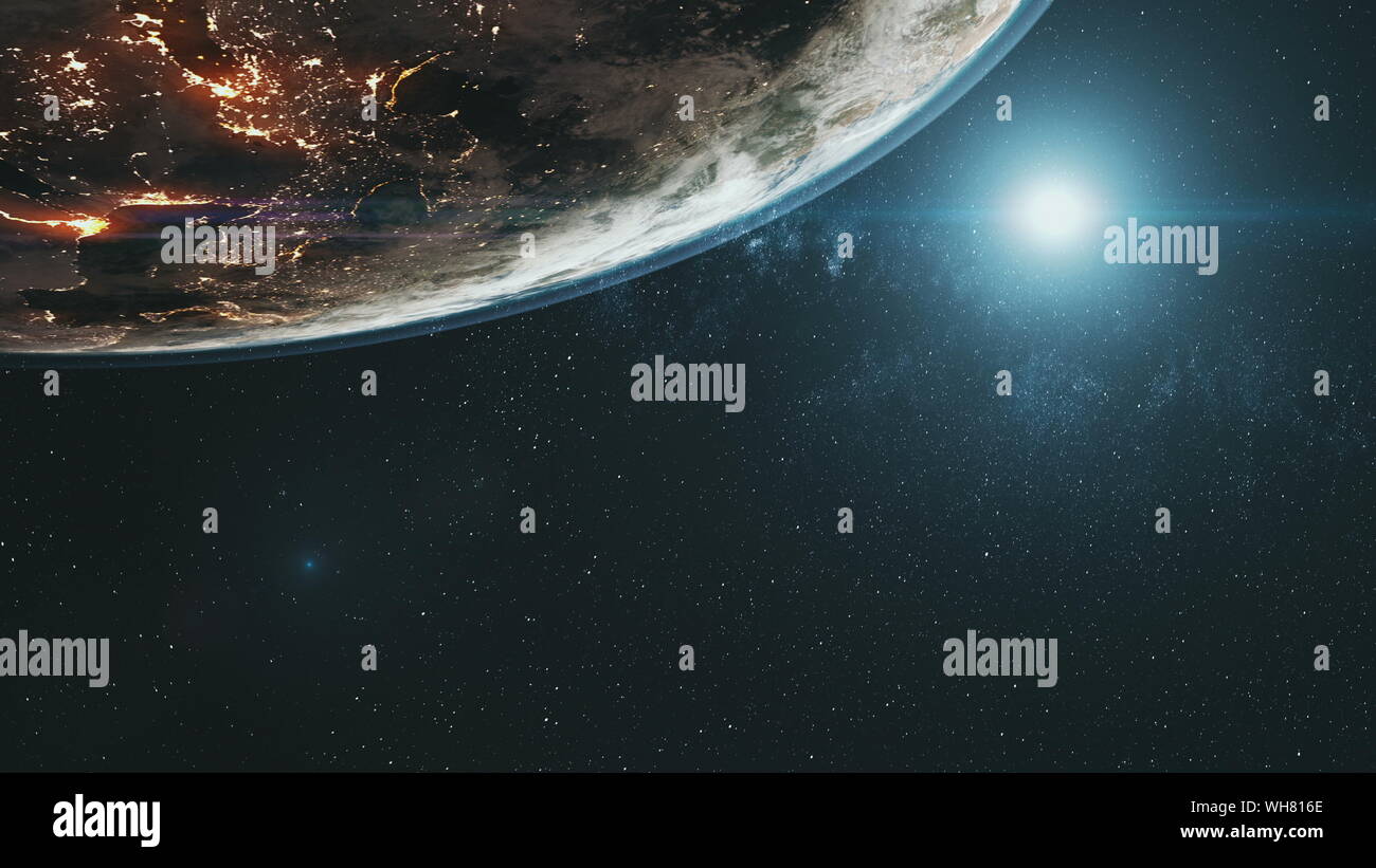 Outer Space Planets Halo Poster Planet Earth Halo Univers