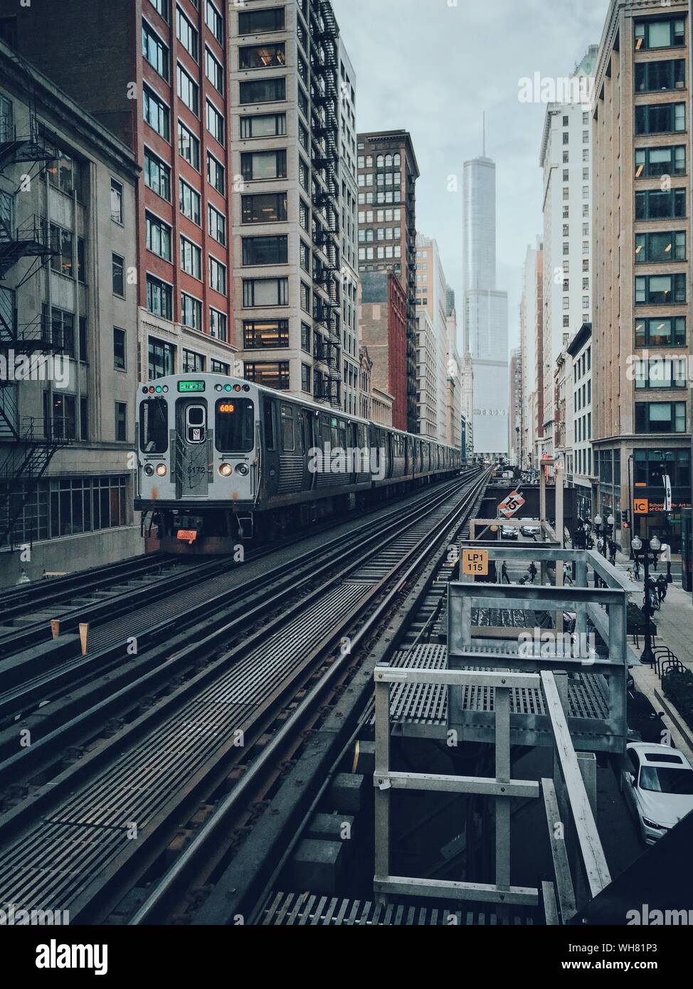 Chicago rail track hi-res stock photography and images - Alamy