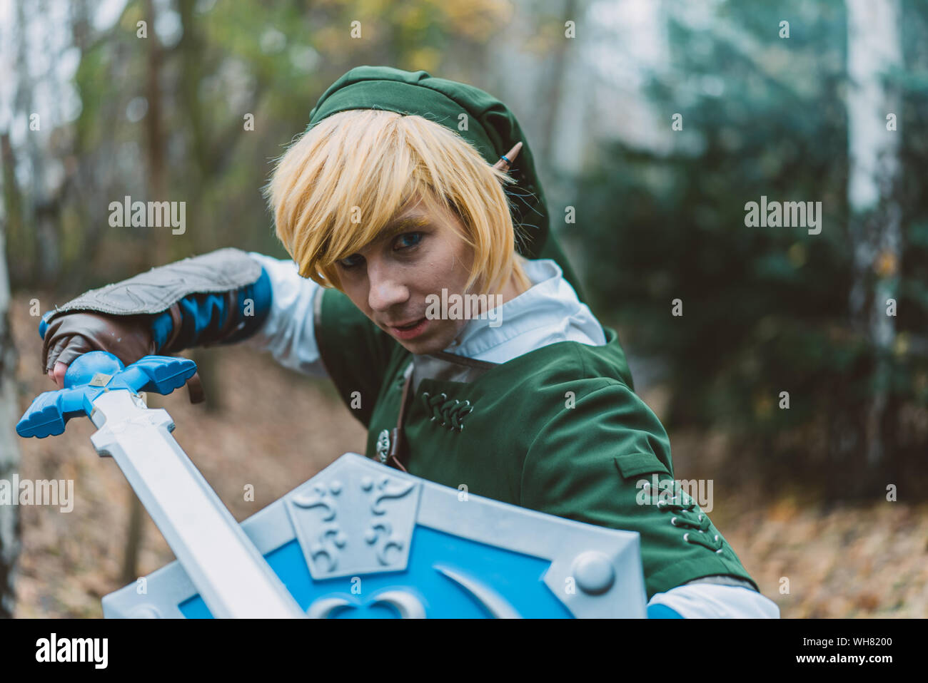 Costume green man hi-res stock photography and images - Alamy