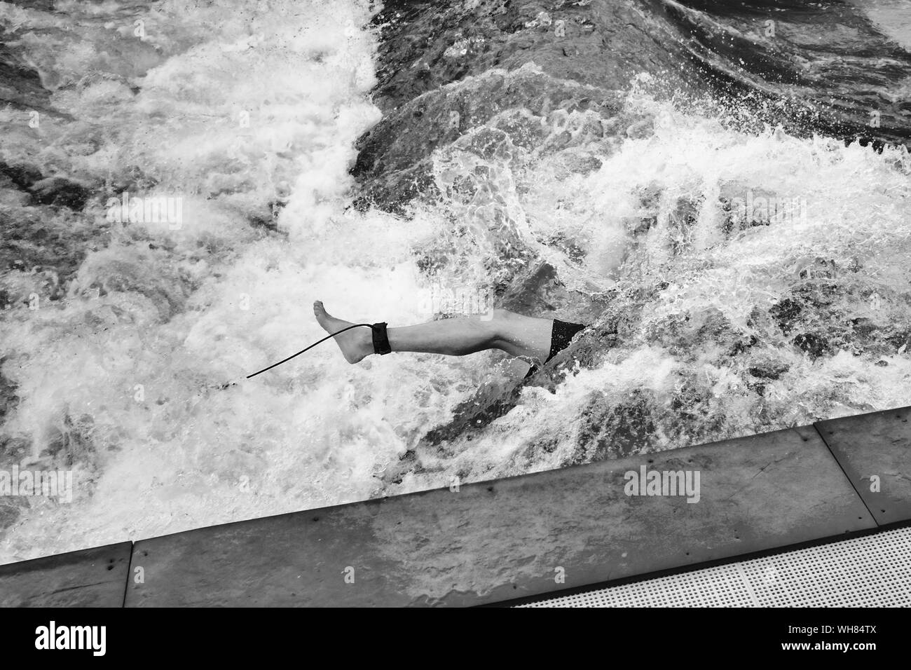 Man falling low angle hi-res stock photography and images - Alamy