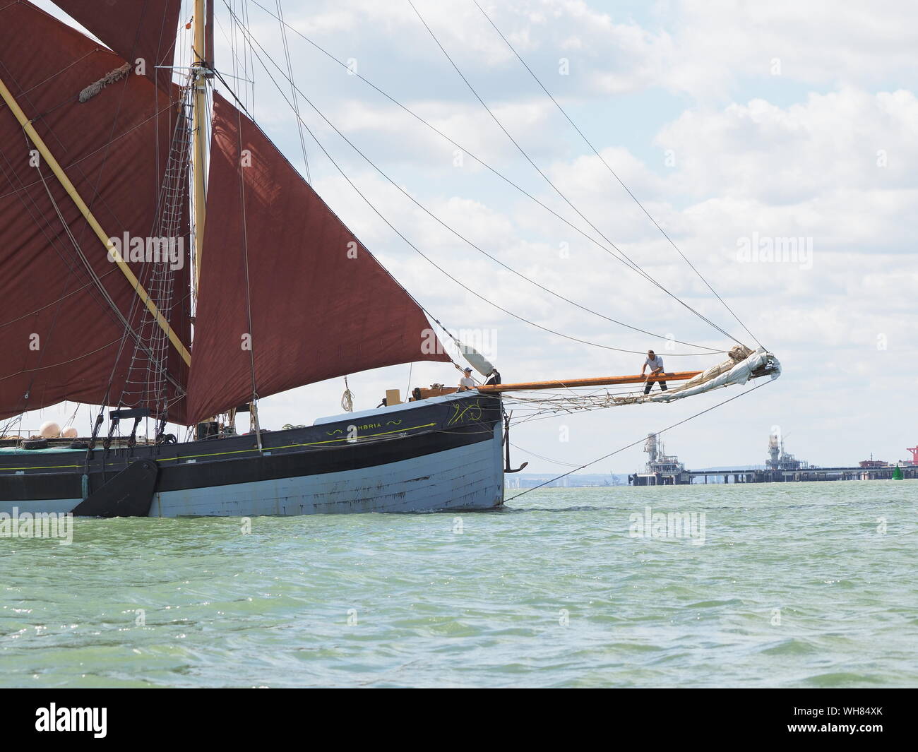 Sailing barge cambria hi-res stock photography and images - Alamy
