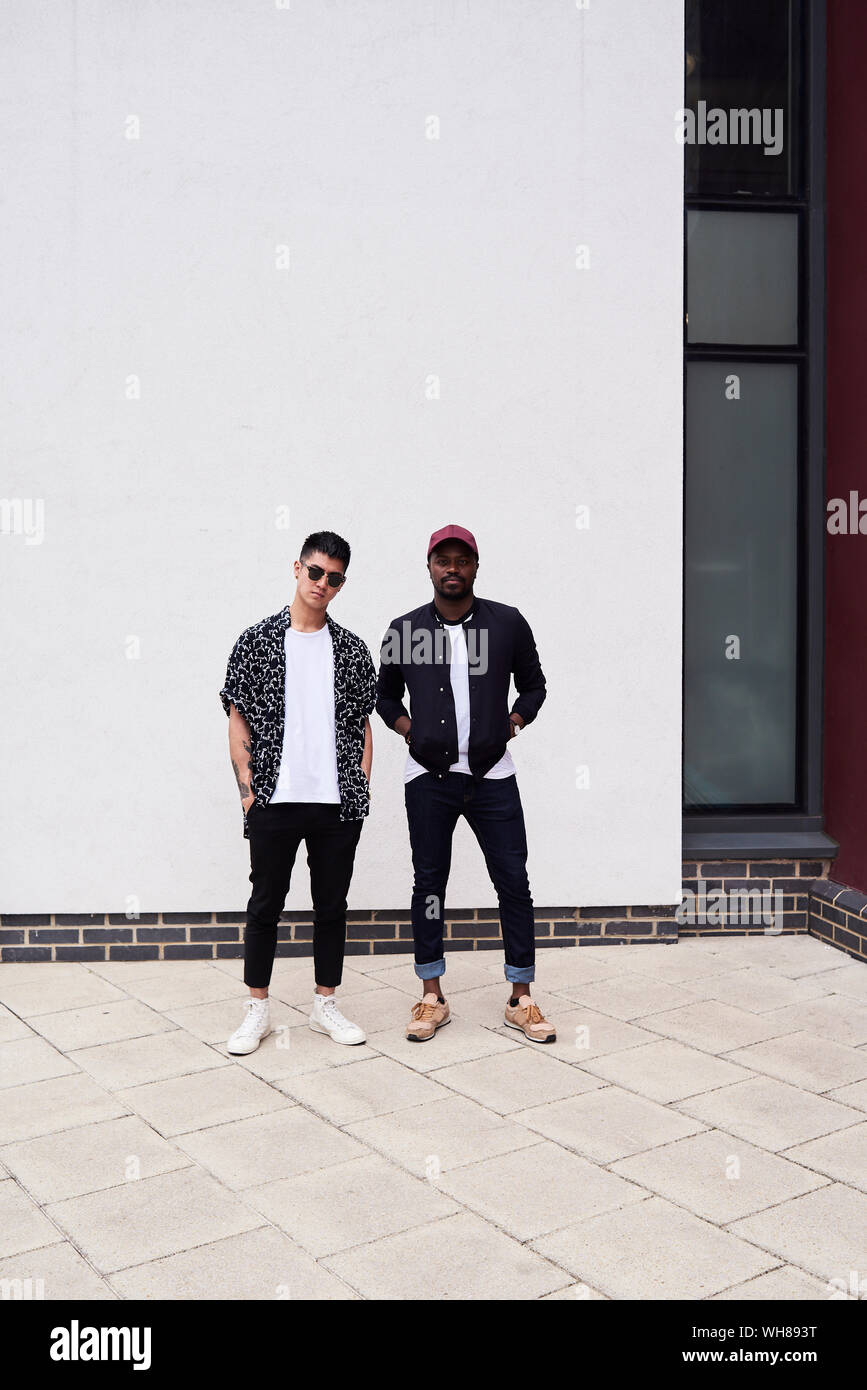 Portrait of two friends Stock Photo - Alamy