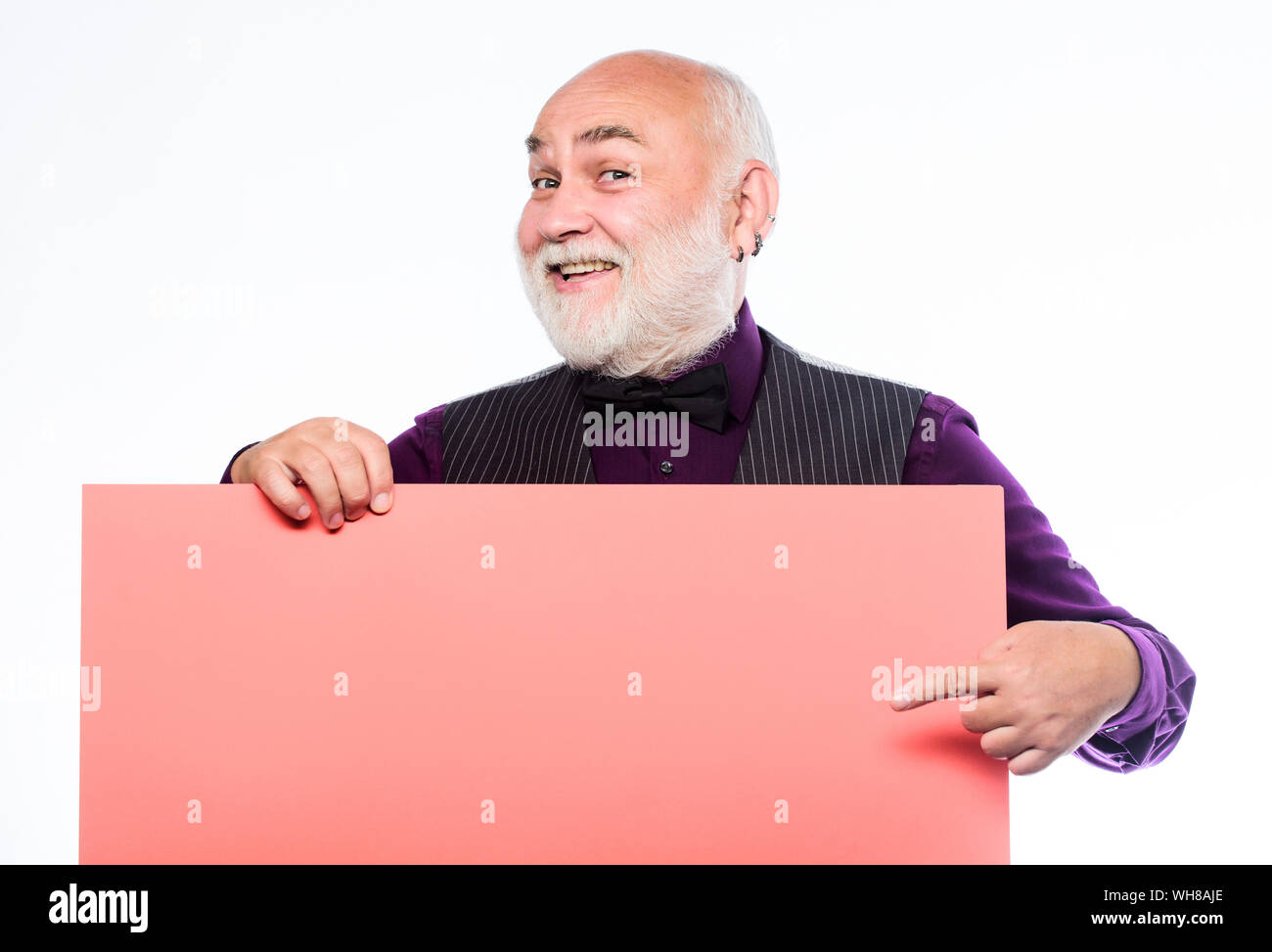 Senior means experienced. Senior man recommend something. Senior ...