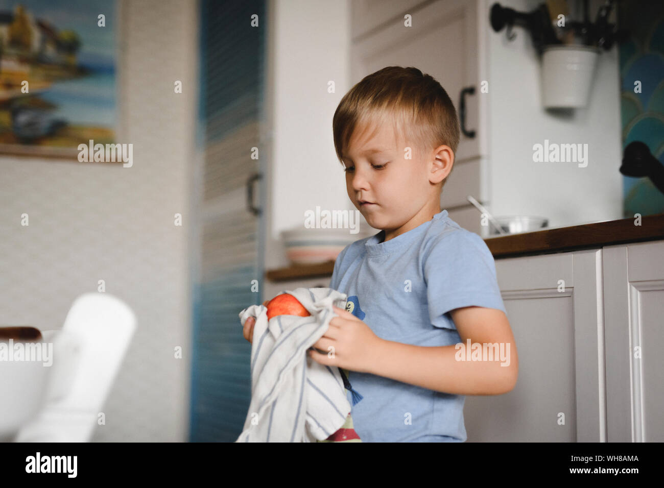 Boy peach hi-res stock photography and images - Alamy