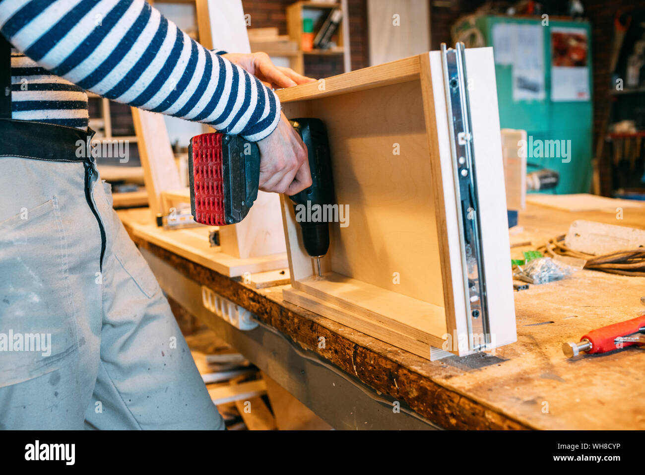 Two drawer table hi-res stock photography and images - Alamy
