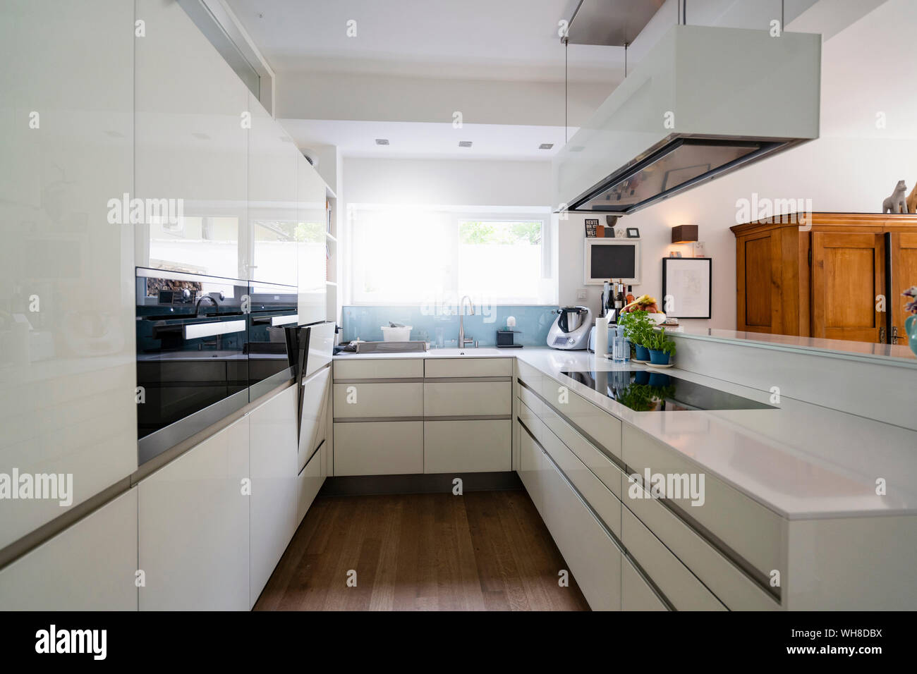 Empty kitchen of a haose Stock Photo - Alamy