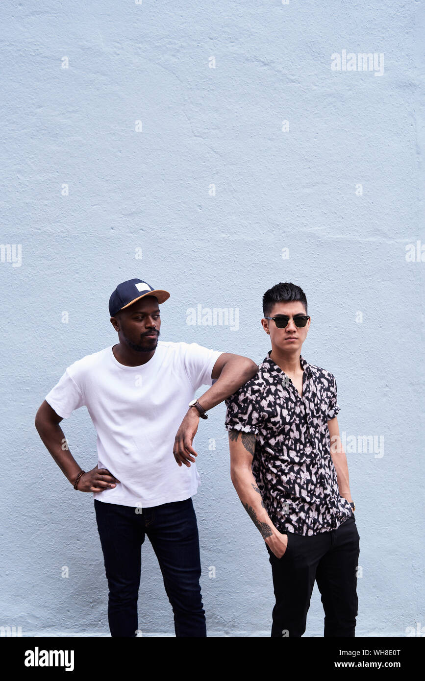 Portrait of two friends Stock Photo - Alamy